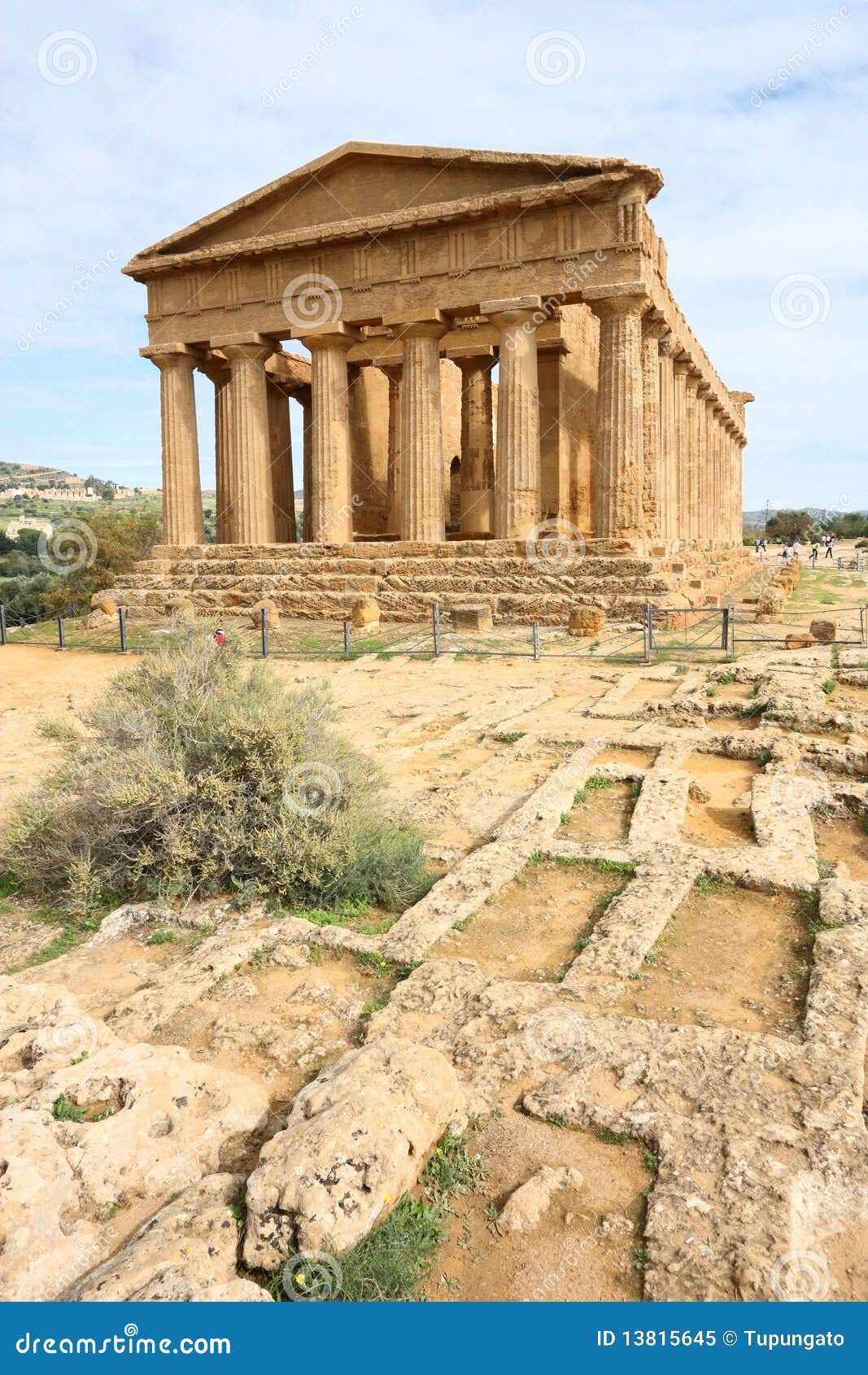 Greek temple stock image. Image of agrigento, site, exterior - 13815645