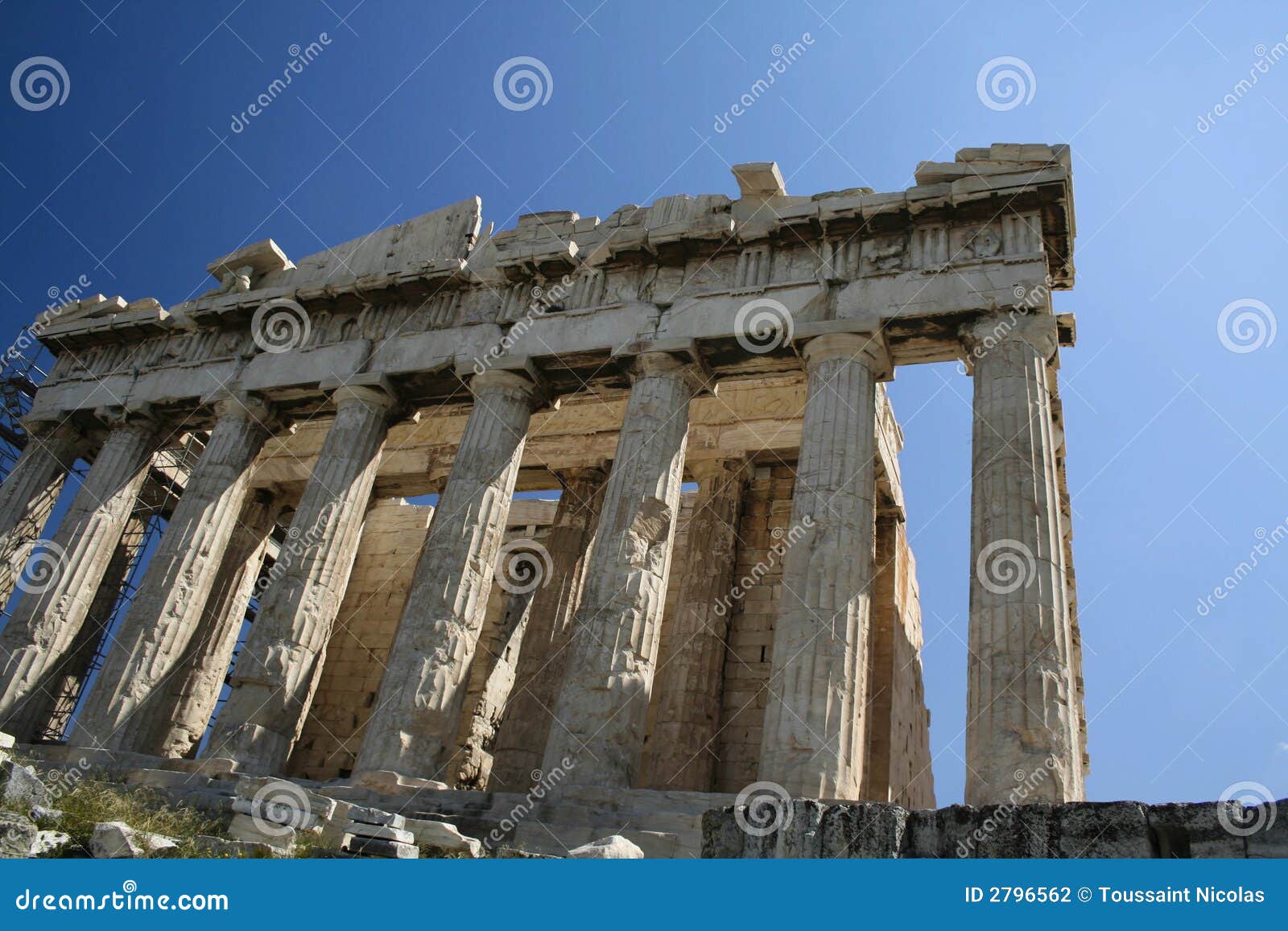 Greek Temple stock photo. Image of ciel, colonne, style - 2796562