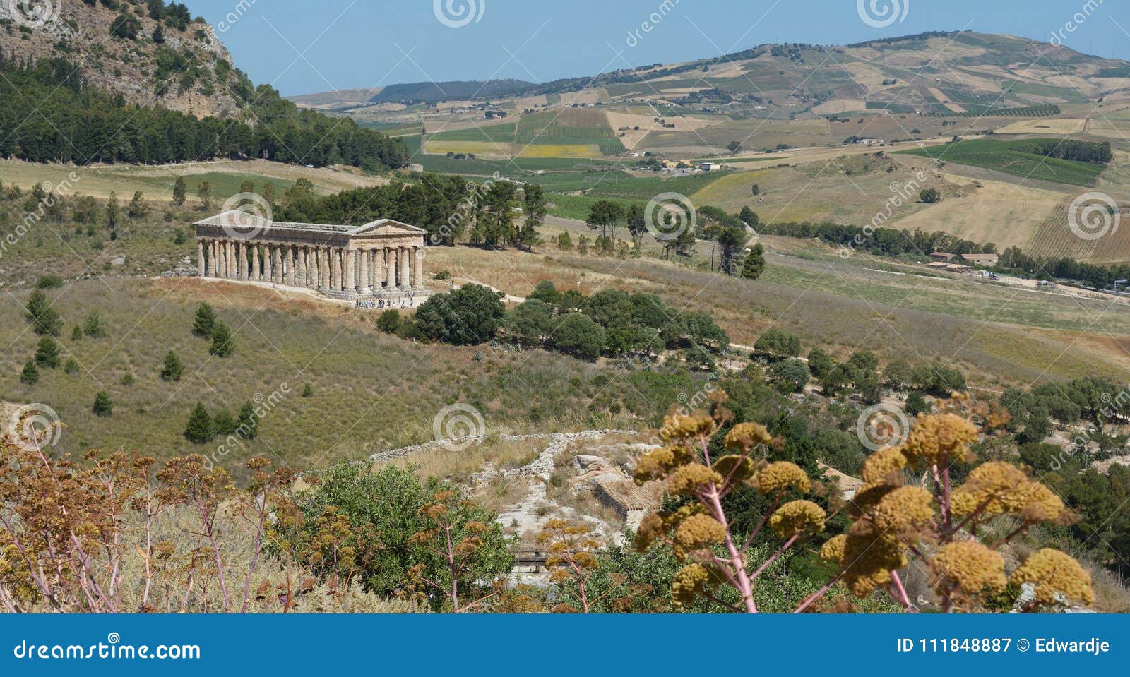 Temple of Segesta stock image. Image of history, ruin - 111848887