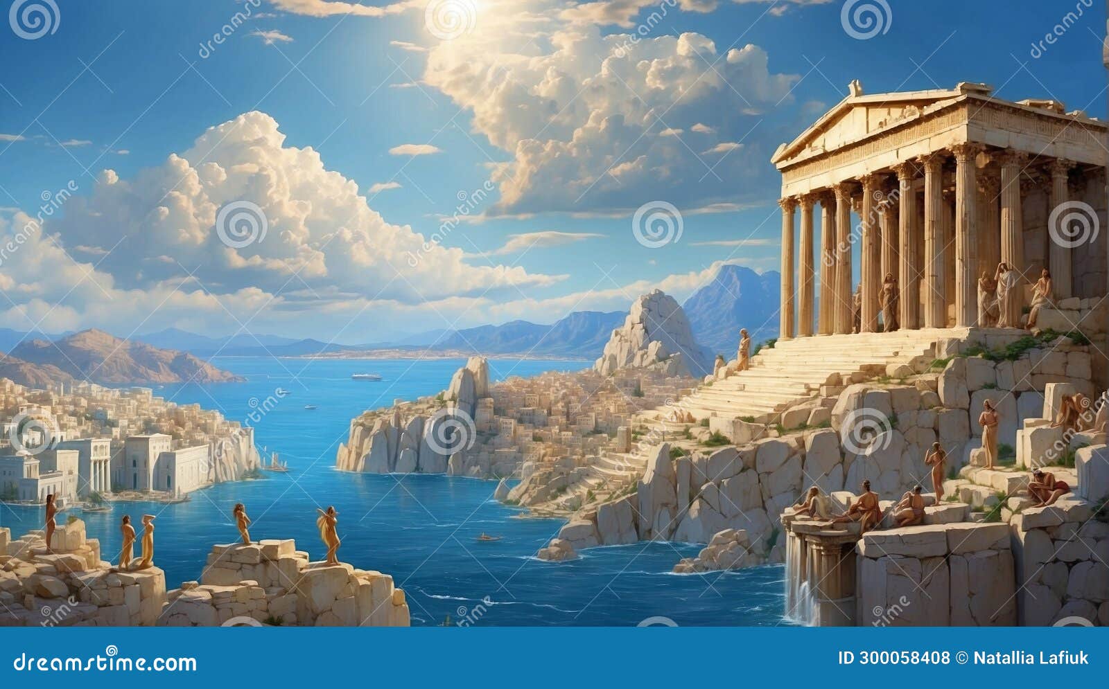 Greek Temples Illustration that Showcasing Ancient Greece in All Its ... Greek Temples Illustration that Showcasing Ancient Greece in All Its ...