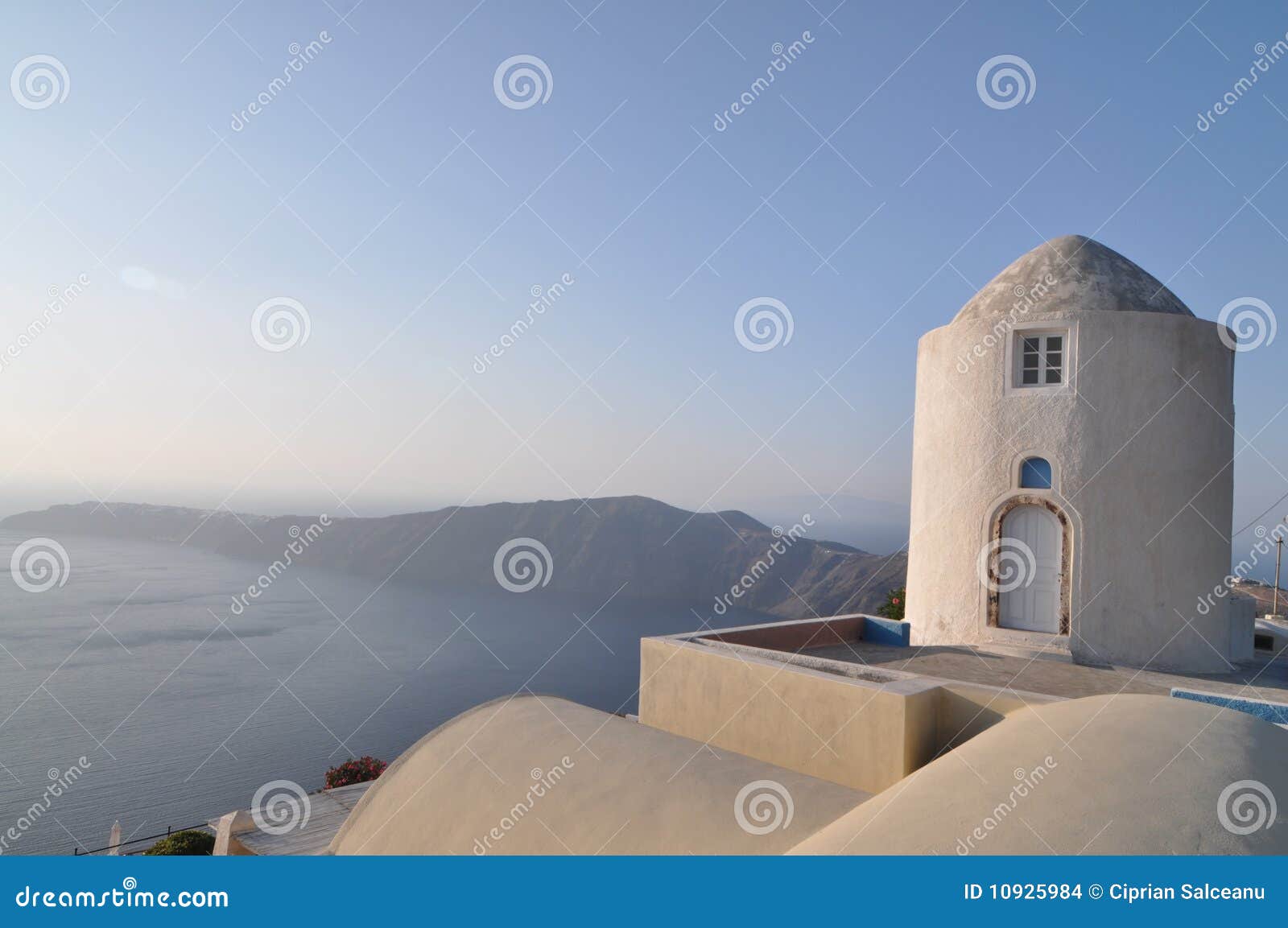 Greek Tower stock photo. Image of island, coast, greece - 10925984