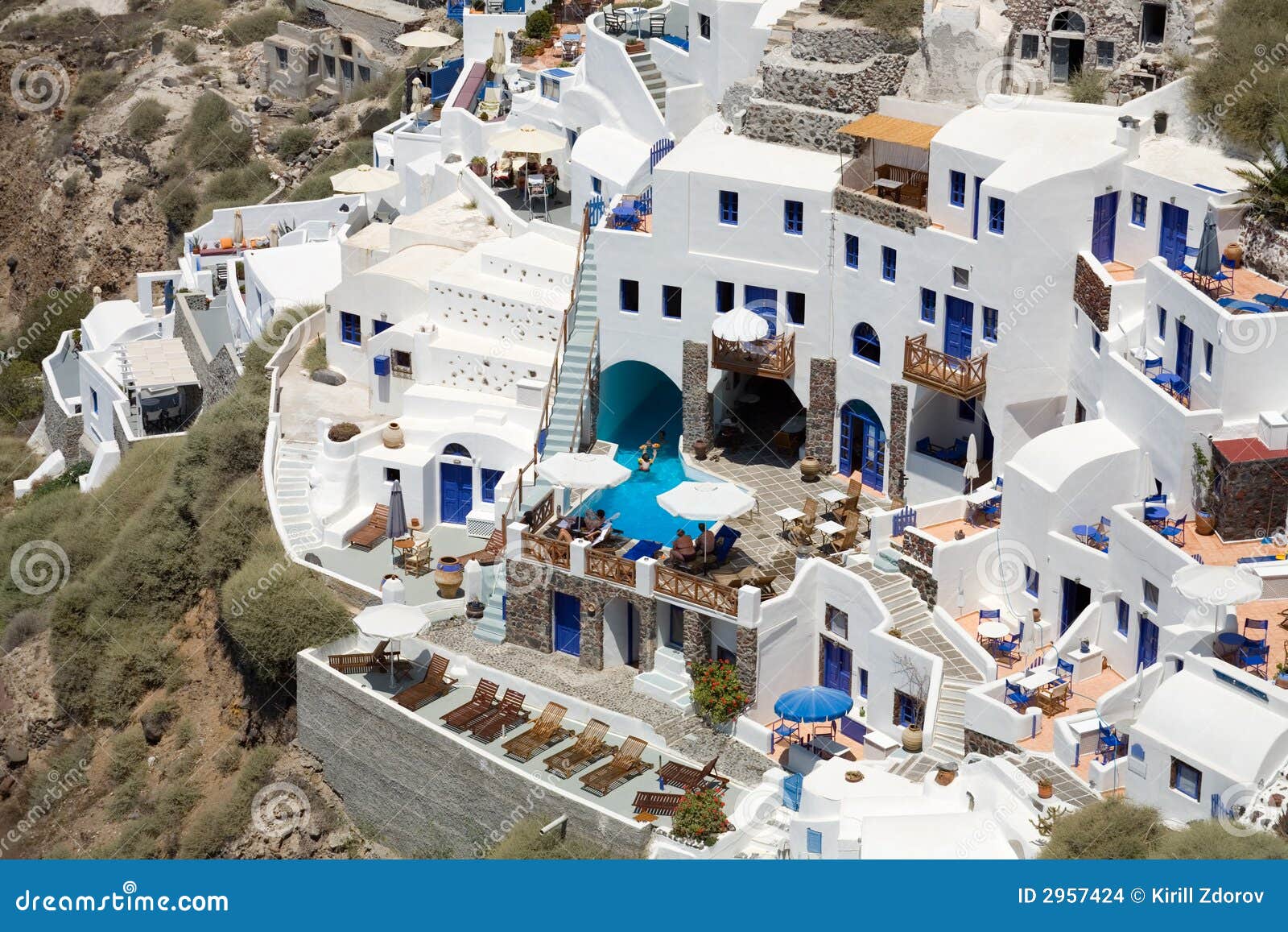 Greek town stock photo. Image of house, cityscape, islands - 2957424