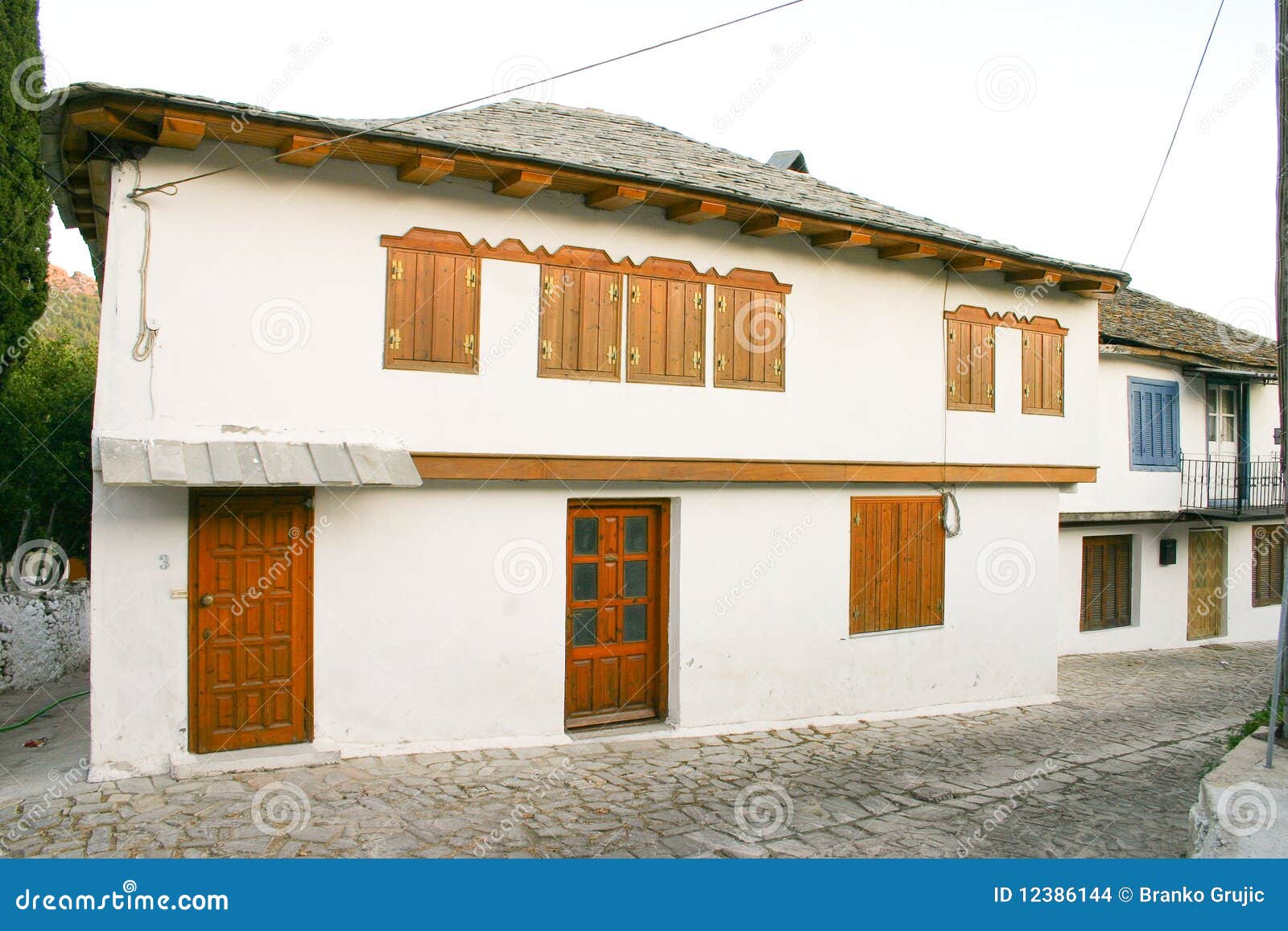Greek traditional house stock photo. Image of traditional - 12386144