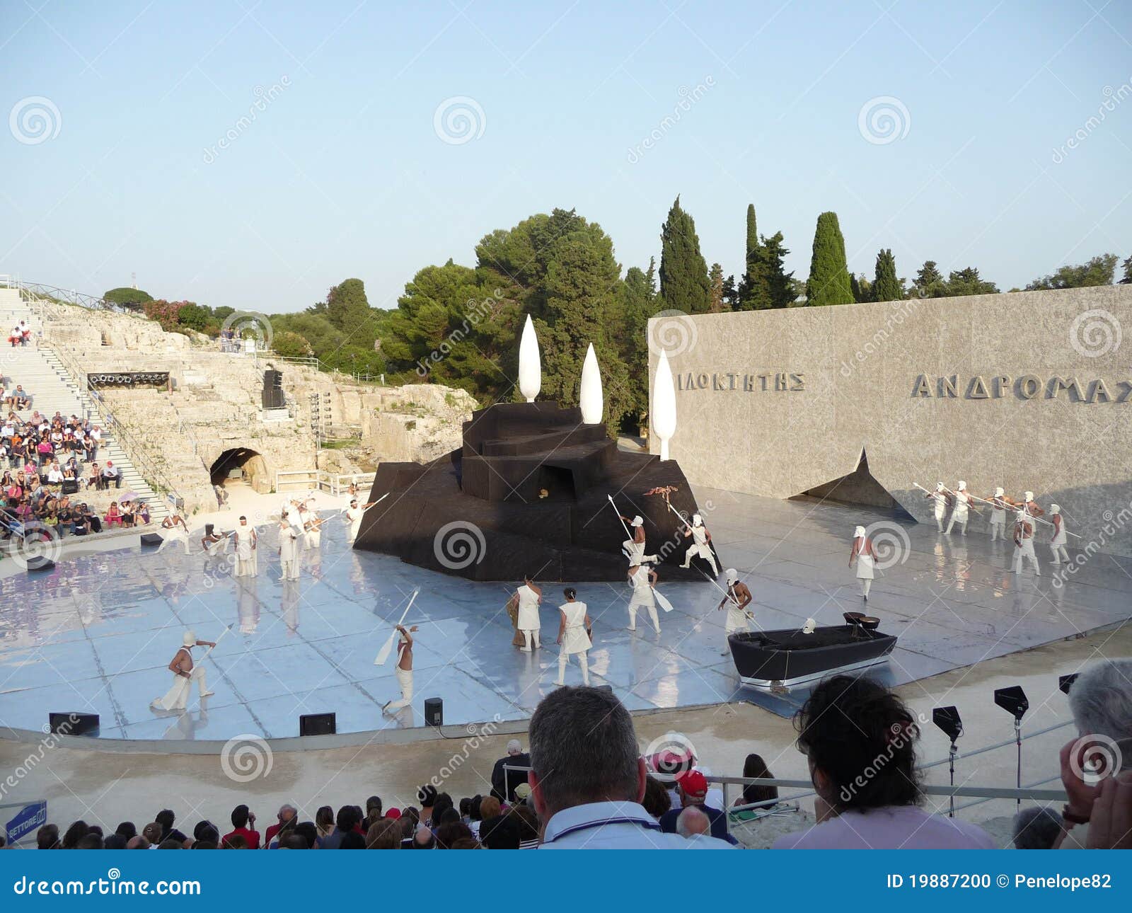 Greek Tragedies-Philoctetes Editorial Image - Image of crowd, sicily ...