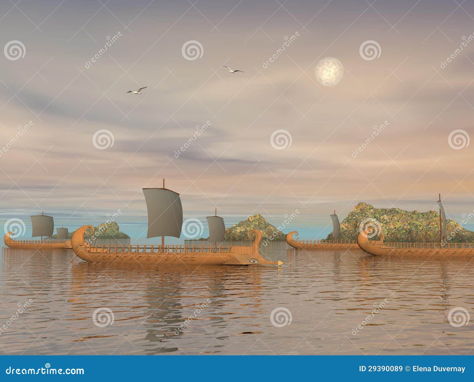 Trireme Cartoons, Illustrations & Vector Stock Images - 773 Pictures to ...