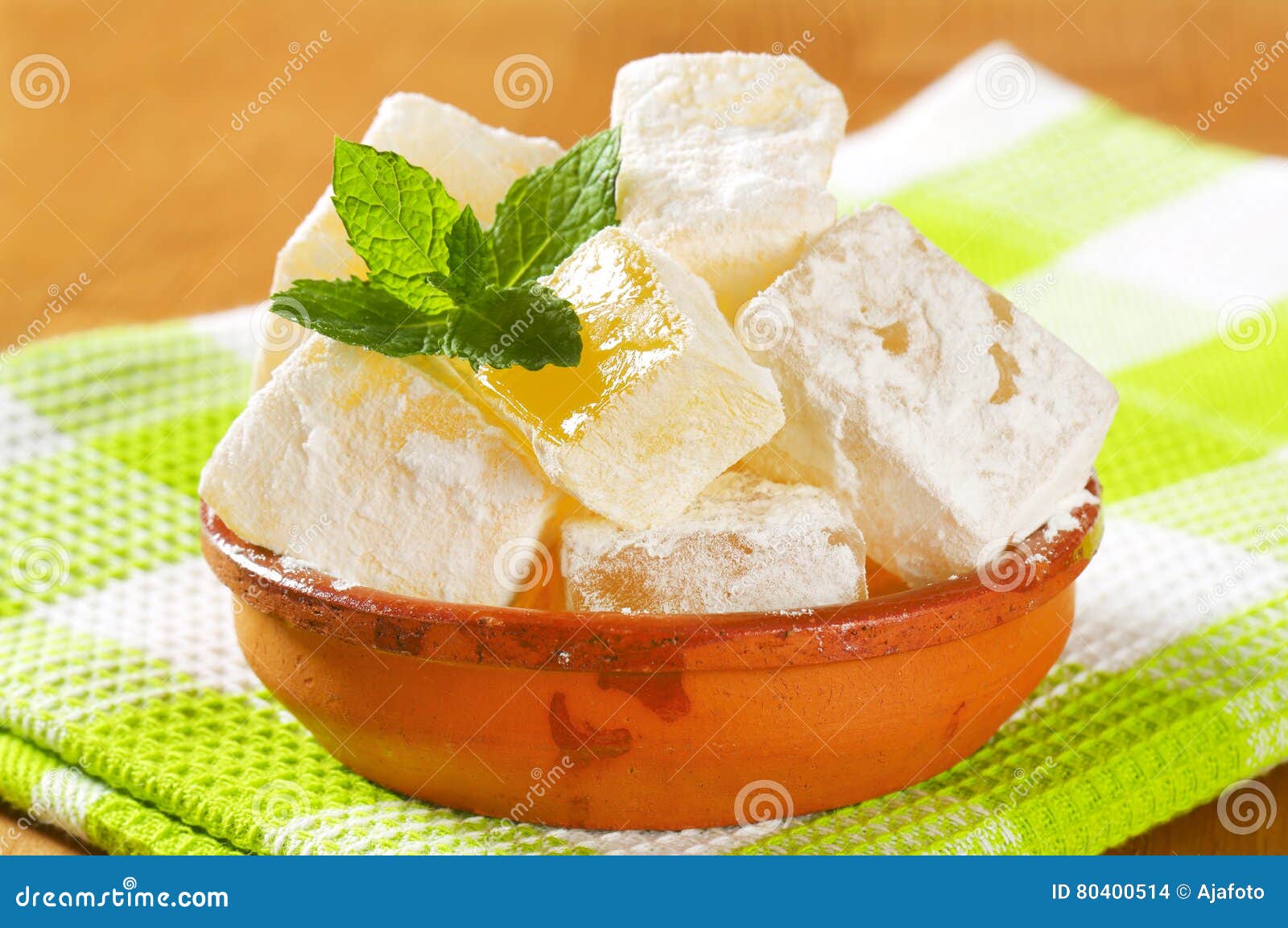 Greek Turkish delight stock photo. Image of candy, sweet - 80400514