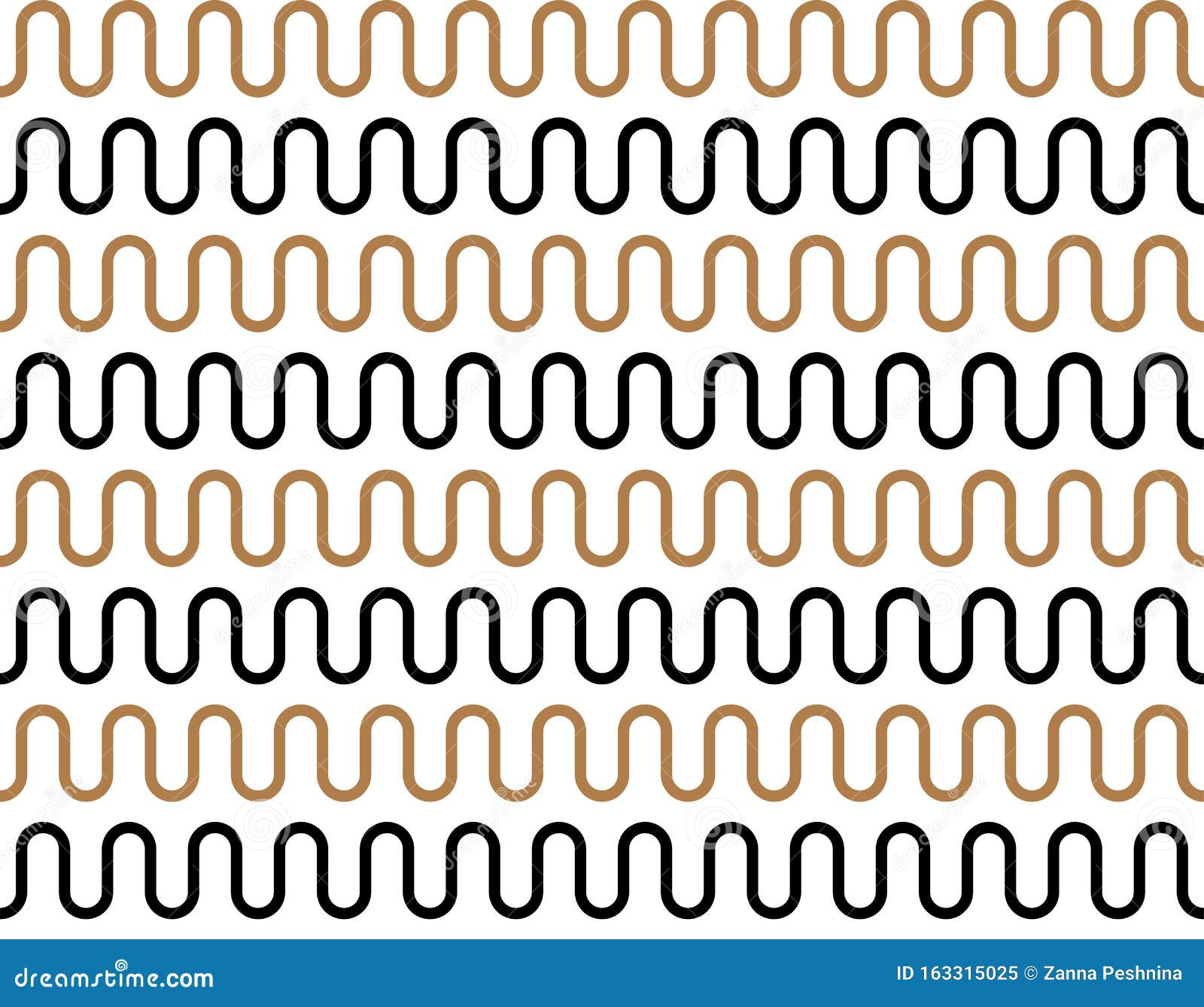 Greek Waves Seamless Vector Pattern or Ornament. Stock Vector ...