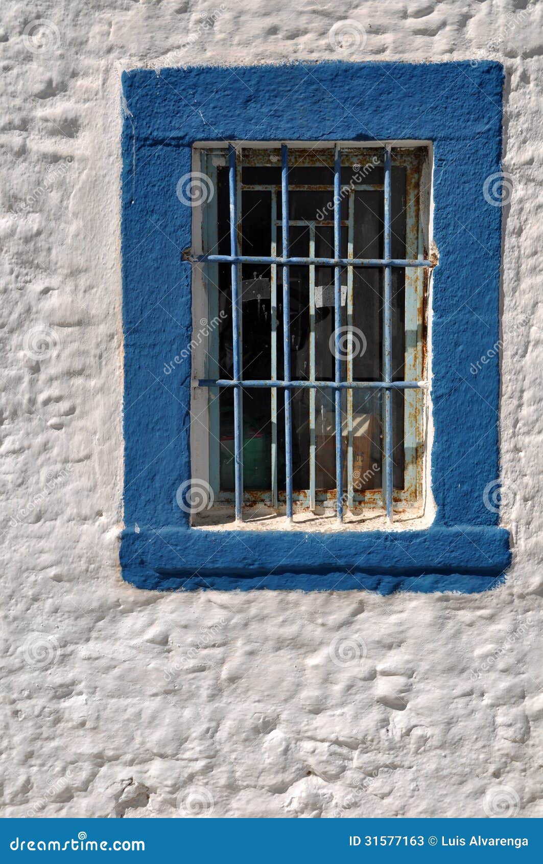 Greek window stock image. Image of tourism, blue, decoration - 31577163