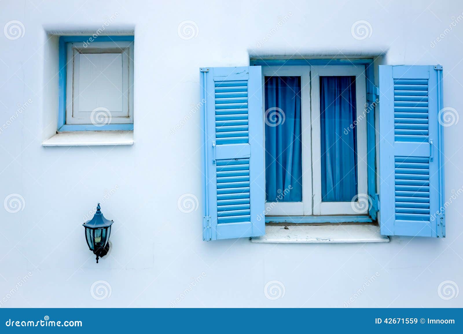 Greek Window stock image. Image of windows, home, view - 42671559