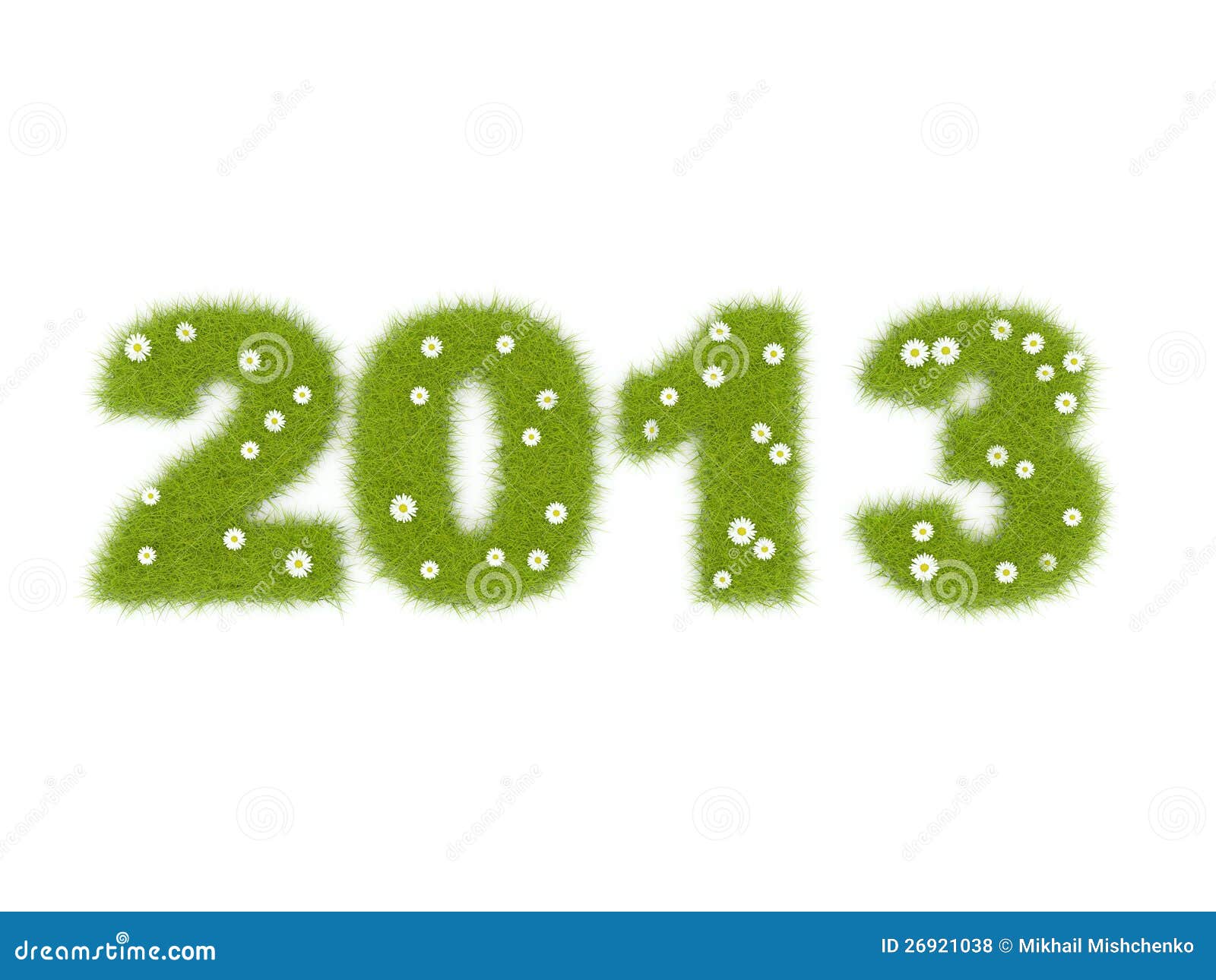 Green 2013 New Year sign stock illustration. Illustration of isolated ...