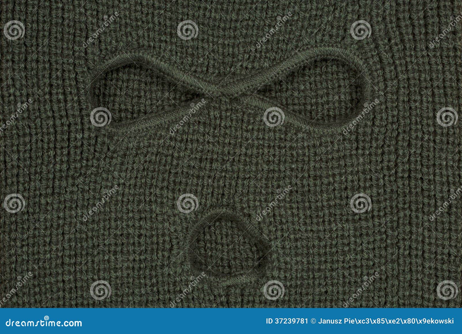 Green Abstract Background, a Balaclava Mask. Stock Image - Image of ...