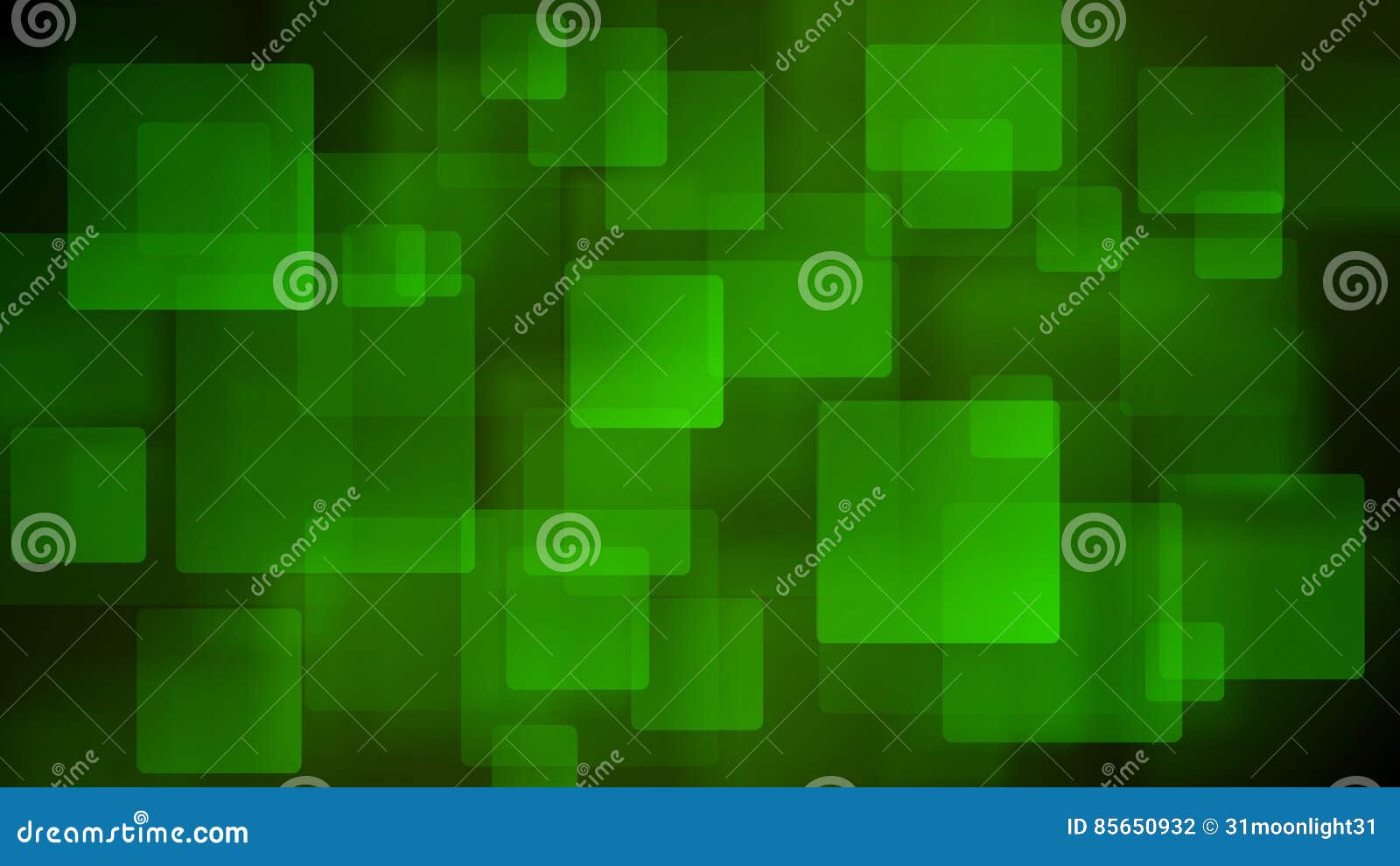 Green Abstract Background of Blurry Squares Stock Vector - Illustration ...