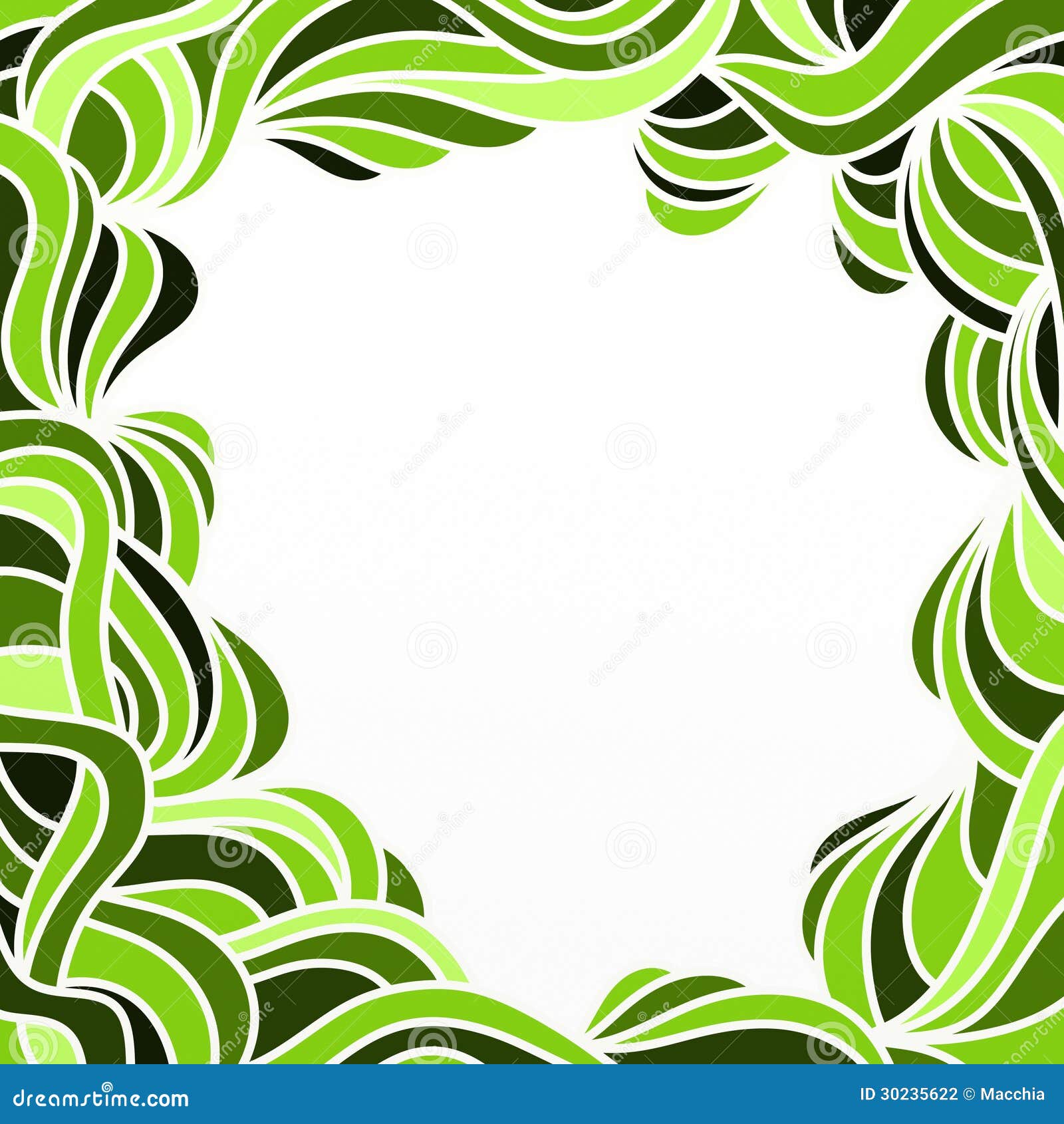Background with frame stock illustration. Illustration of green - 30235622