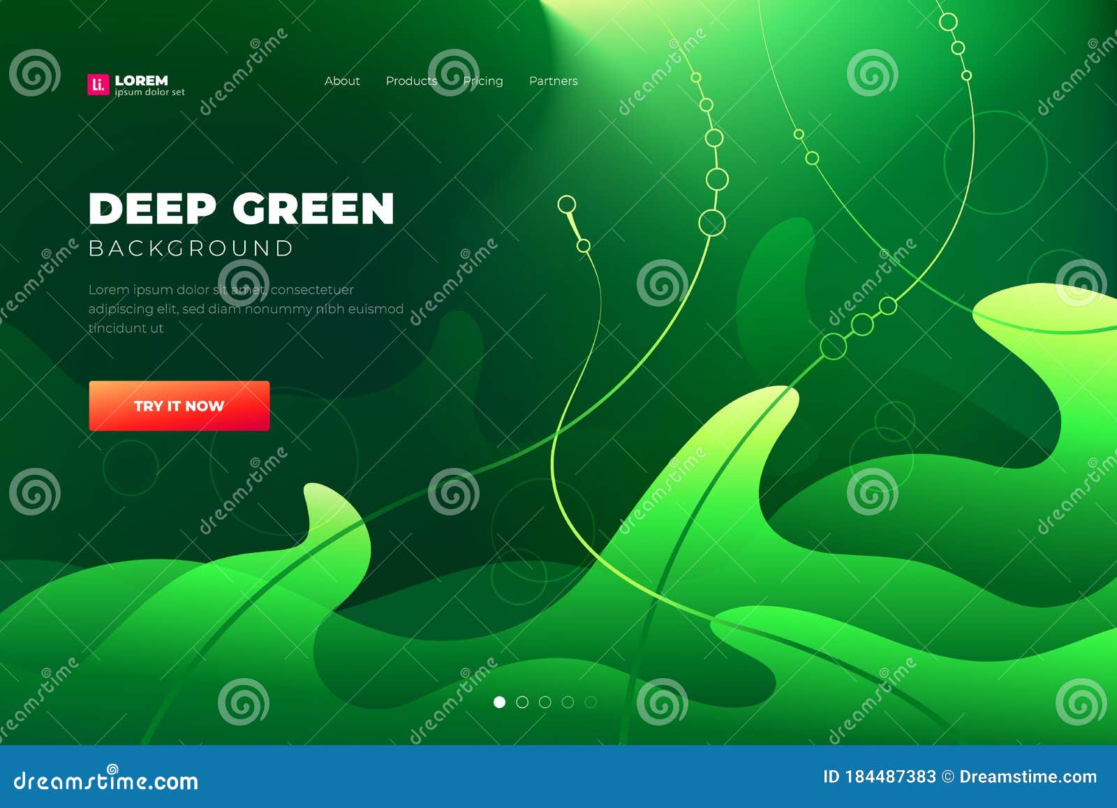 Green Abstract Background. Landing Page Website Template Abstract ... Green Abstract Background. Landing Page Website Template Abstract ...