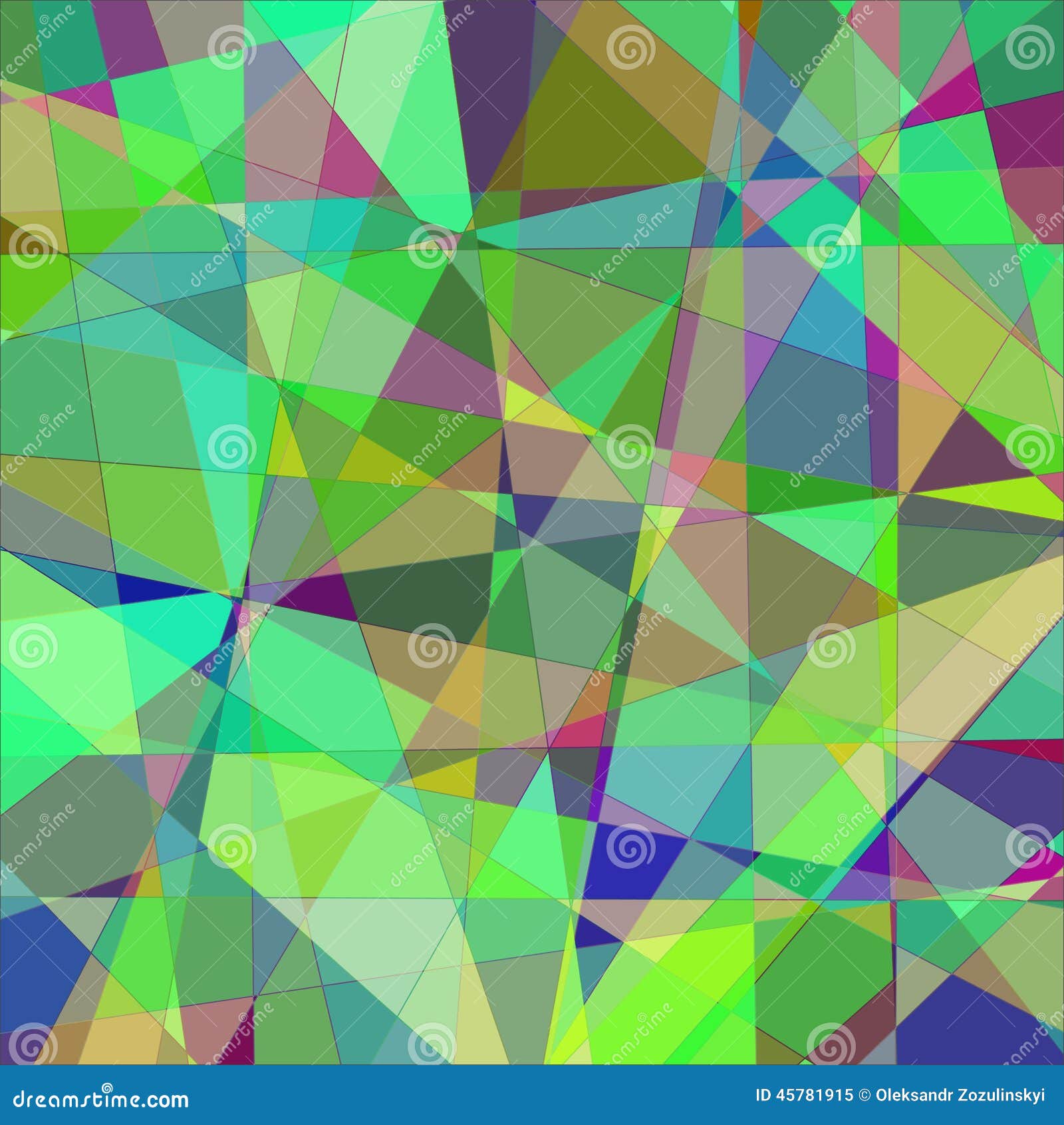 Green Abstract Background. Raster Stock Illustration - Illustration of ...