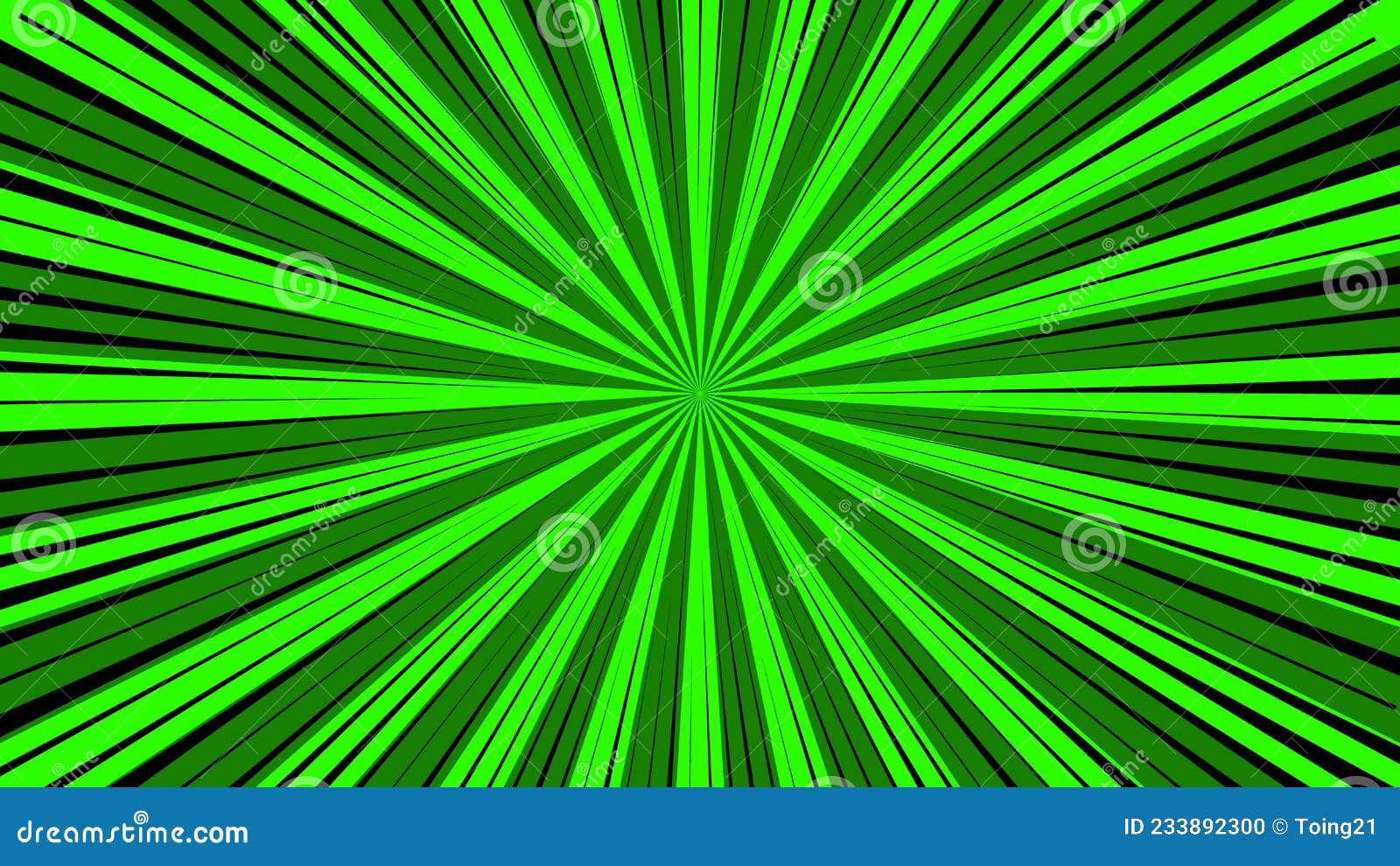 Green Abstract Background with Rays Stock Vector - Illustration of ...