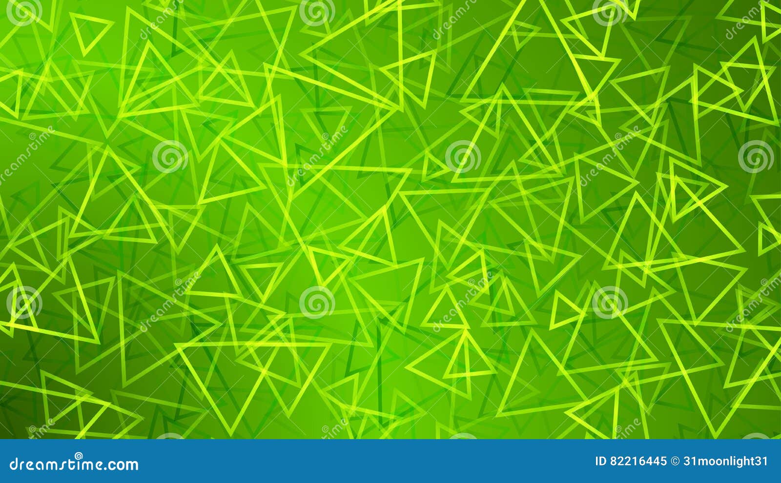 Green Abstract Background of Small Triangles Stock Vector ...