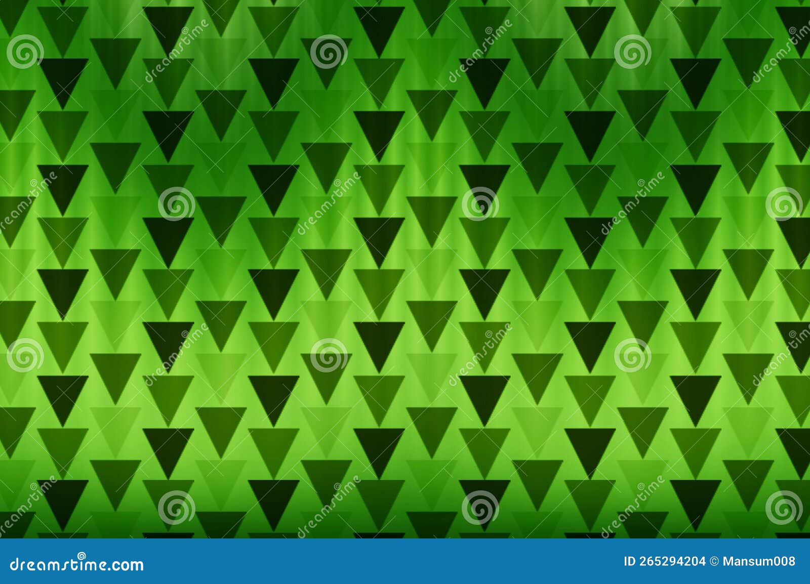 Green Abstract Background with Triangles Stock Illustration ...