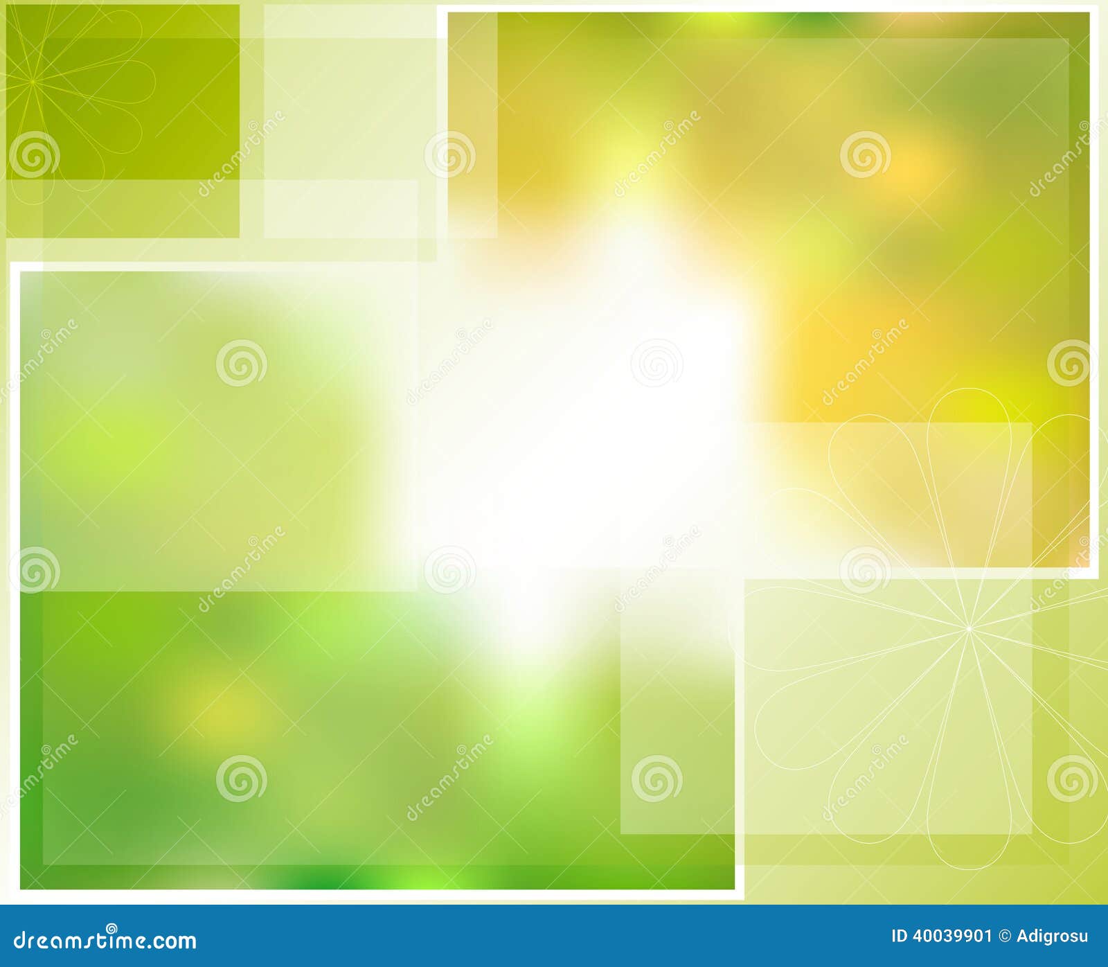Green Abstract Background for Visual Communication Stock Vector ...