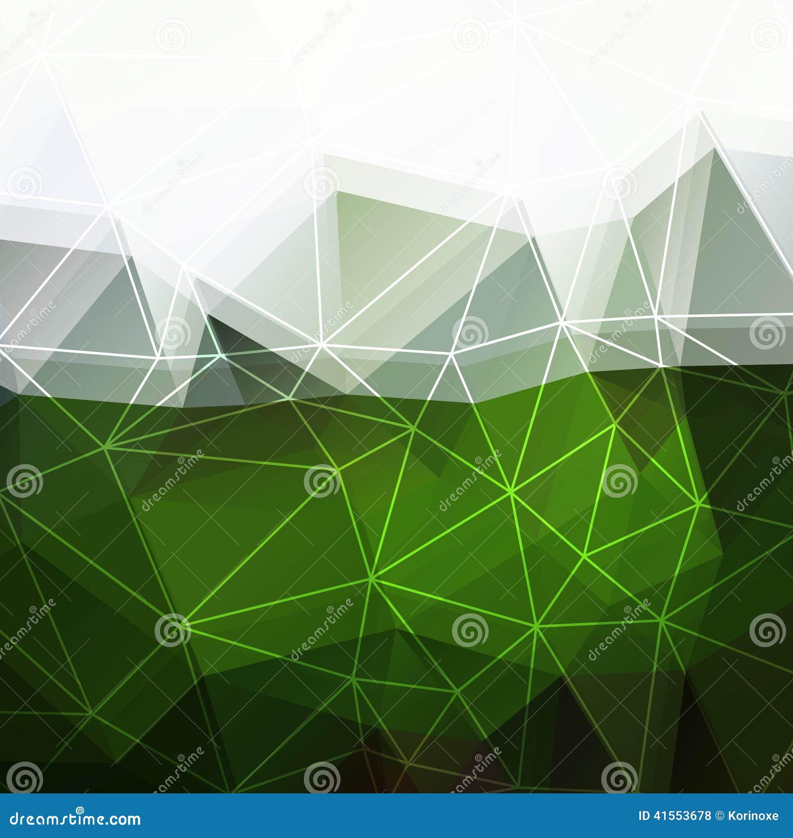 Green abstract background stock vector. Illustration of creative - 41553678