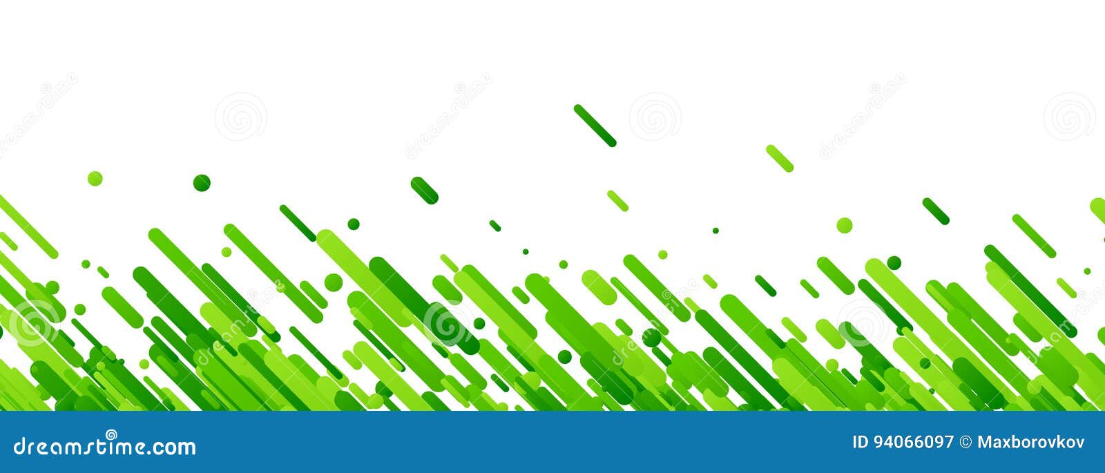 Green Abstract Banner on White. Stock Vector - Illustration of event ...
