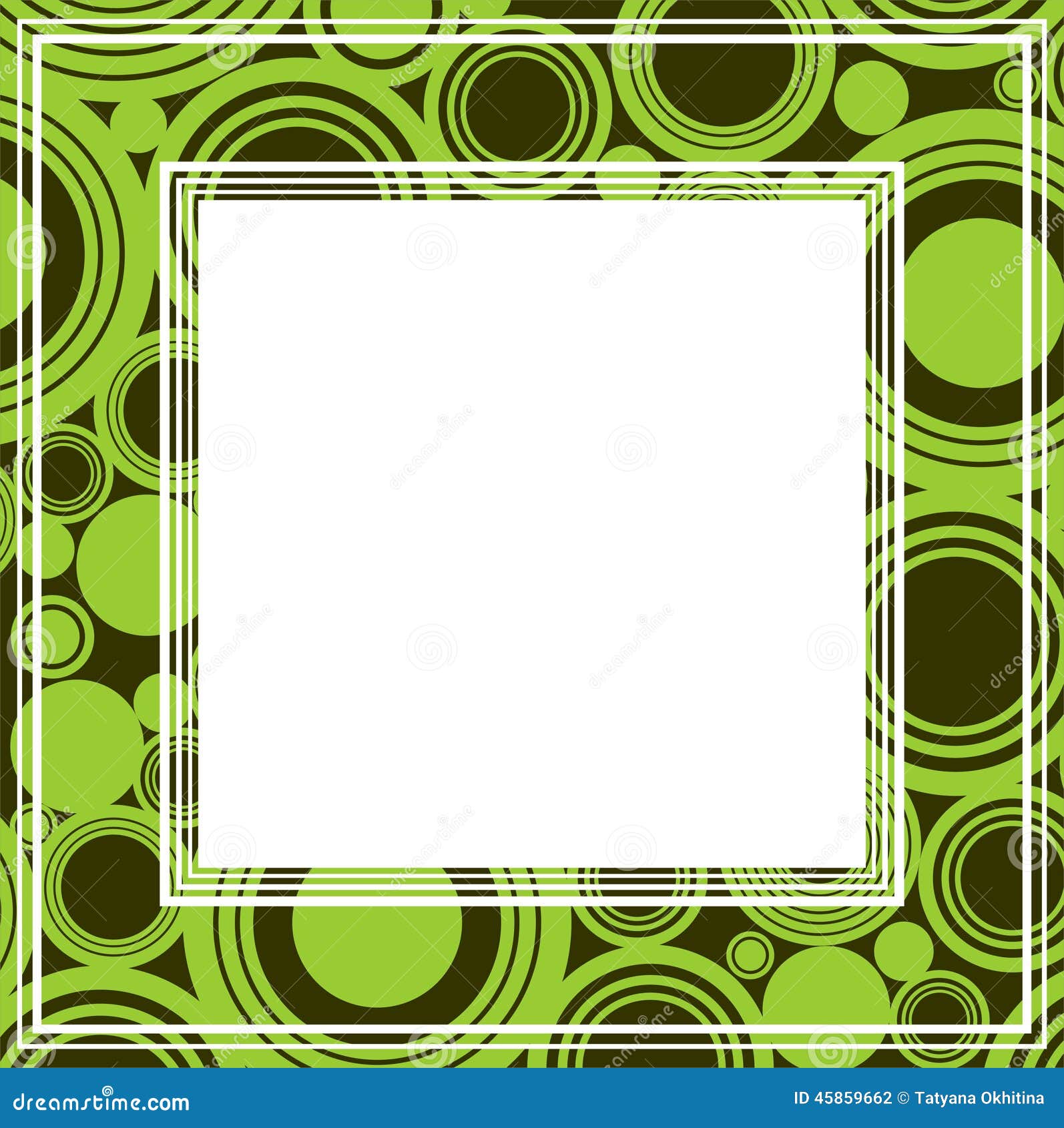 Green abstract border stock vector. Illustration of abstract - 45859662