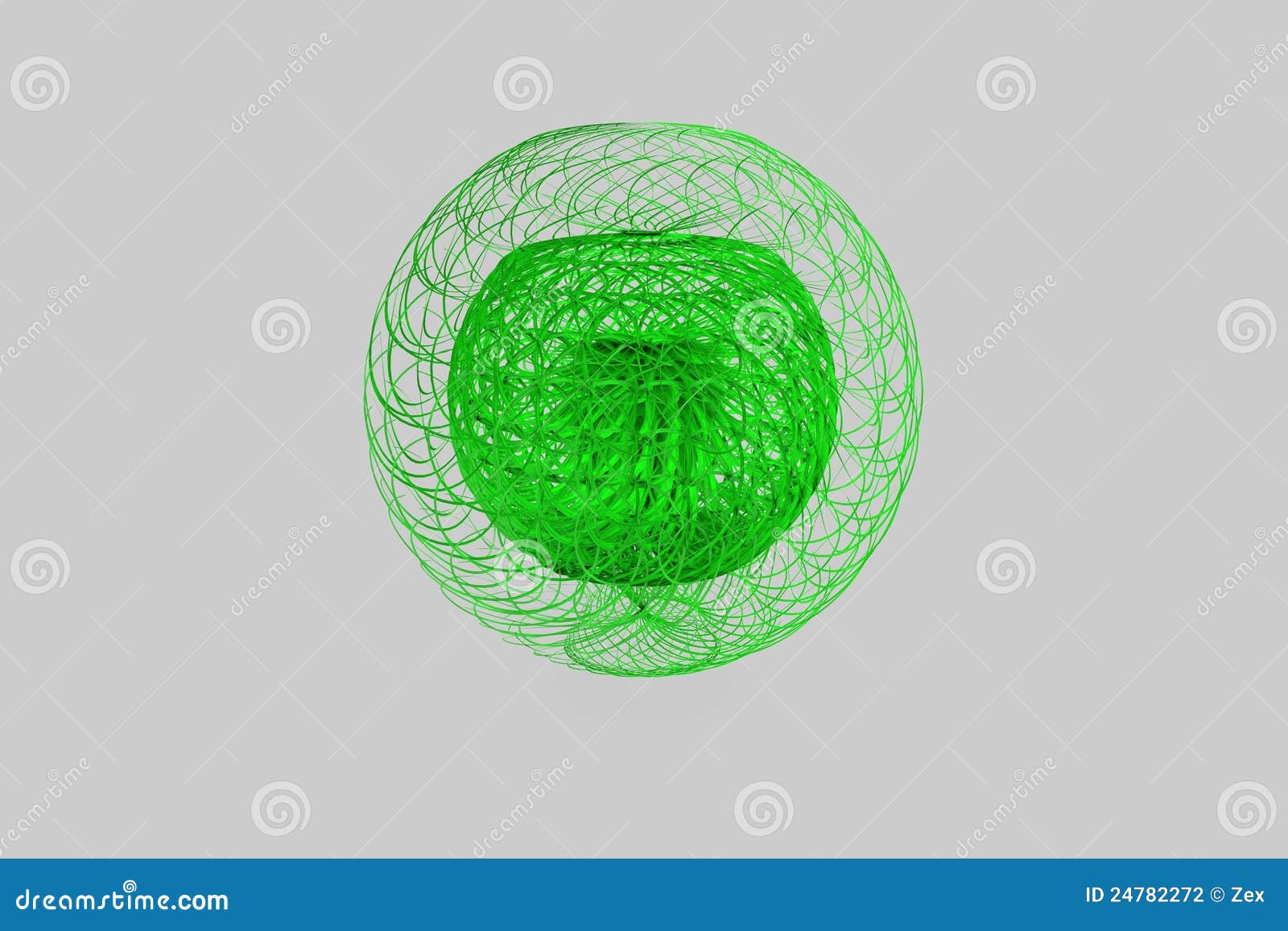 Green abstract circle stock illustration. Illustration of modern - 24782272