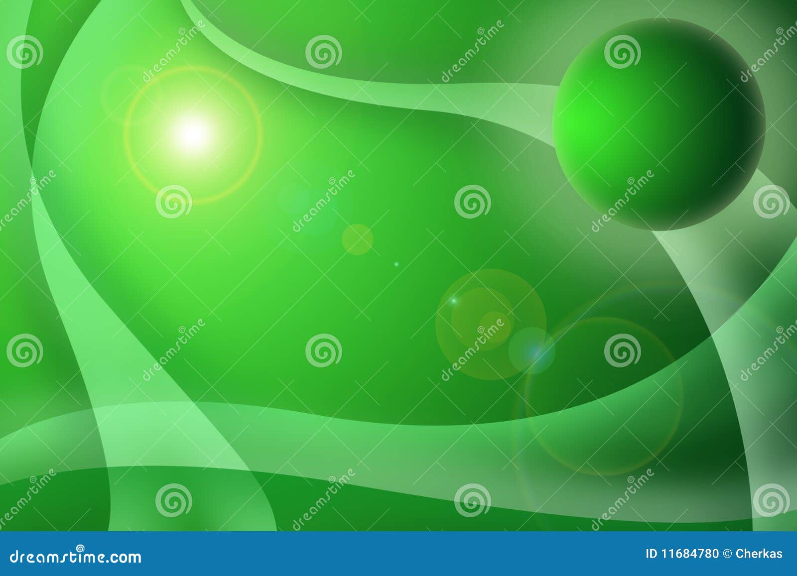 Green abstract composition stock illustration. Illustration of ...