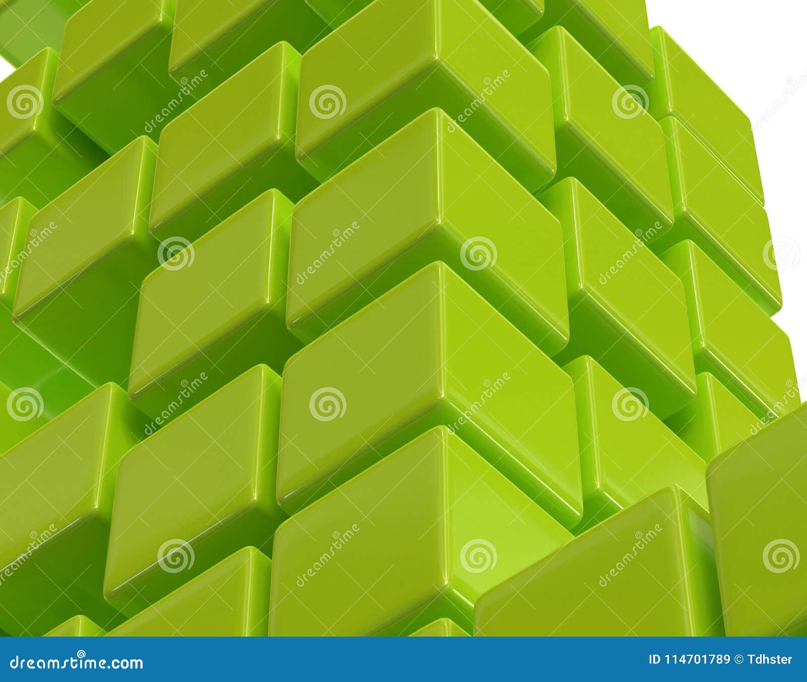 Green Abstract Cubes Block Array 3d Illustration Stock Illustration ... Green Abstract Cubes Block Array 3d Illustration Stock Illustration ...