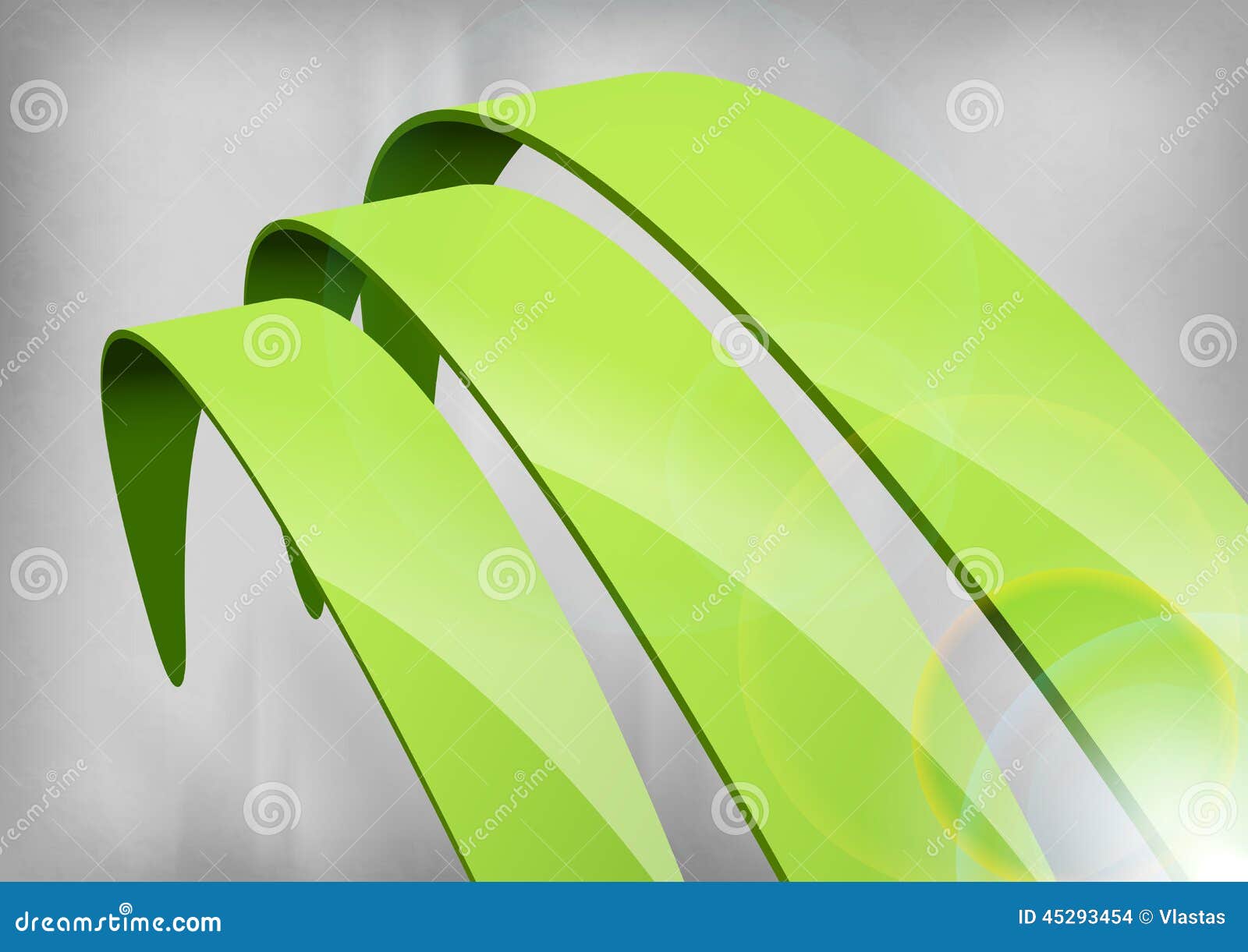 Green Abstract Curves stock vector. Illustration of layout - 45293454