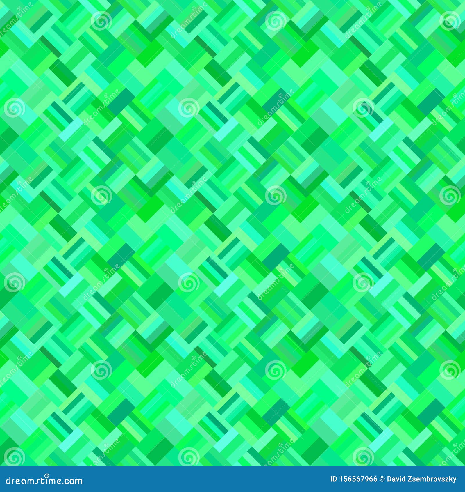 Green Abstract Diagonal Rectangle Mosaic Tile Pattern Background Stock ...