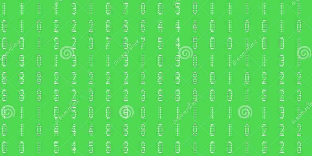 Green Abstract Display Digit Pattern Electronic Numbers Background Cyberspace Texture Numeric