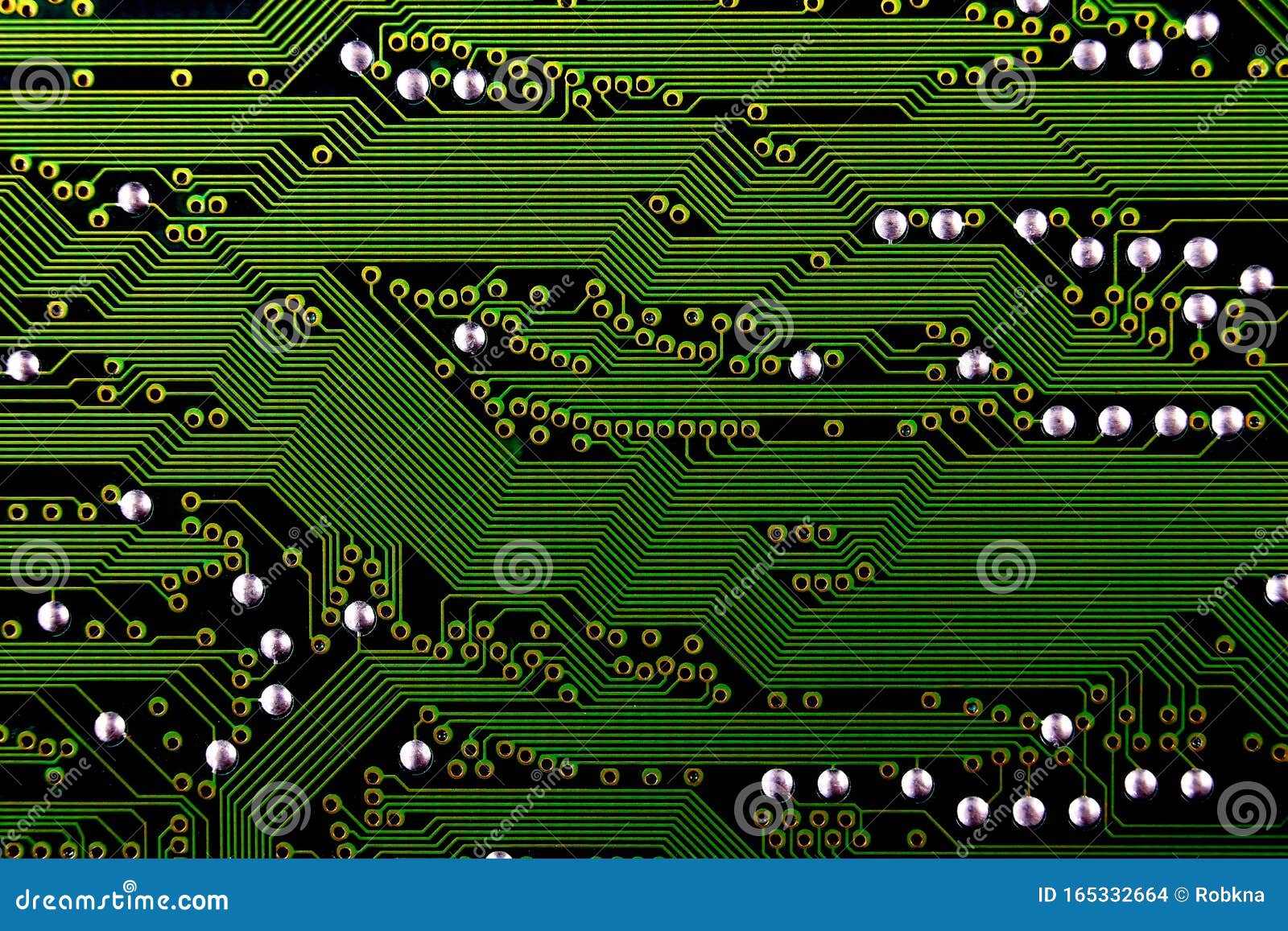 Green Electronic Circuit Board Background Texture Stock Photo - Image ...