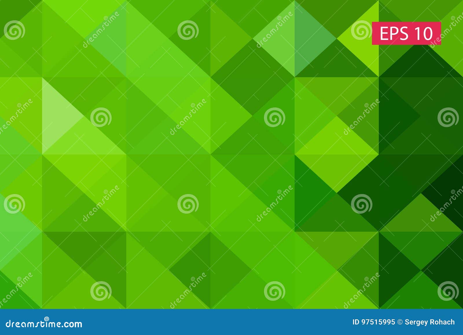 Green Abstract Geometric Background, from Polygons, Triangle Background ...