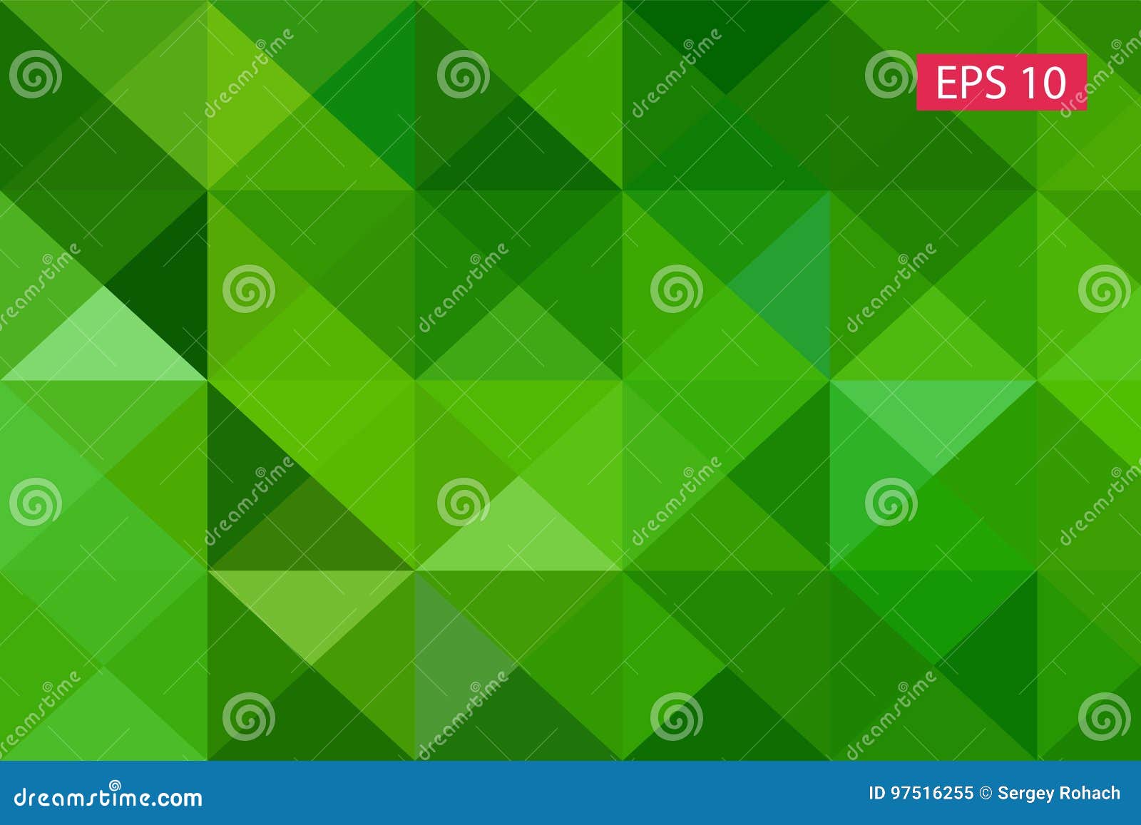 Green Abstract Geometric Background, from Polygons, Triangle Background ...
