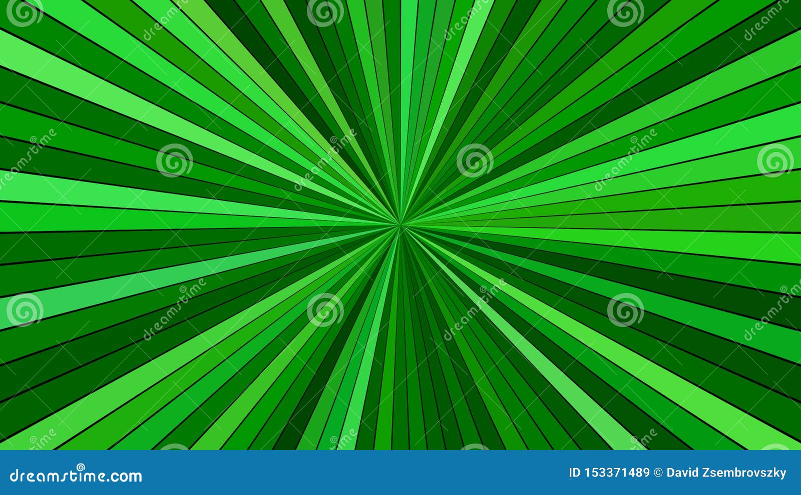 Green Abstract Hypnotic Explosive Concept Background - Vector Star ...