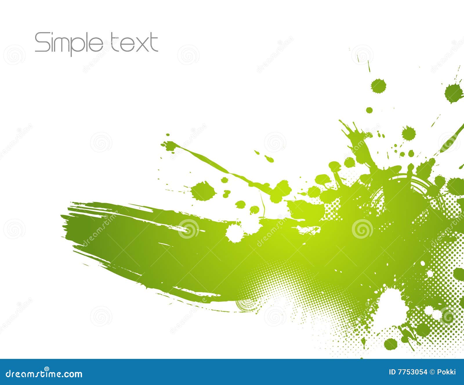 Green Abstract Illustration. Vector Stock Vector - Illustration of dark ...