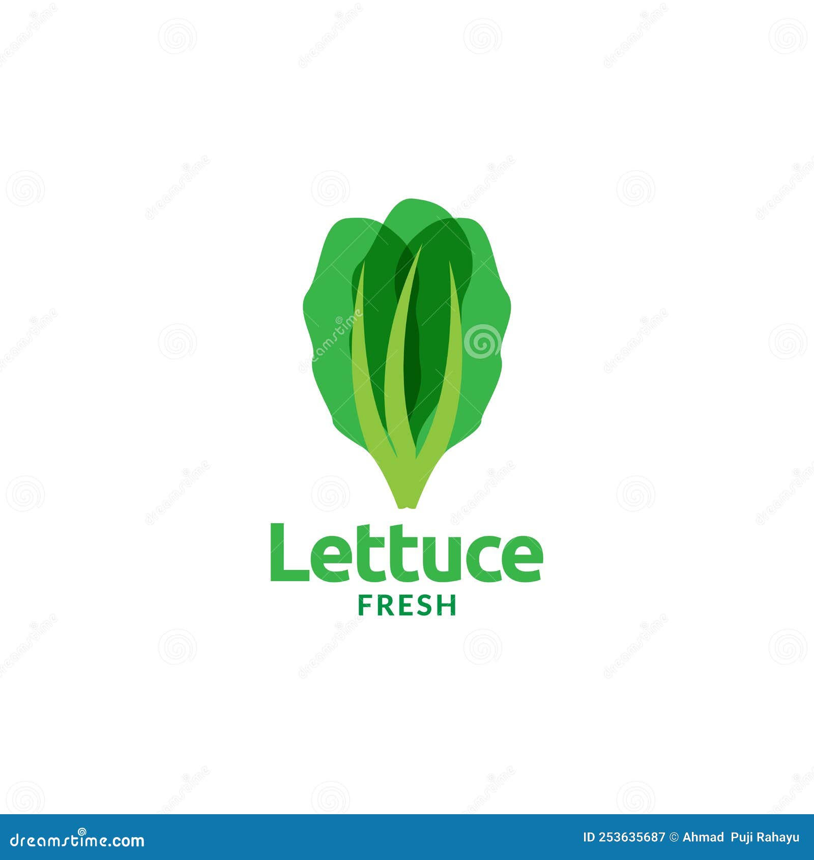 Green Abstract Lettuce Logo Design Stock Vector - Illustration of green ...
