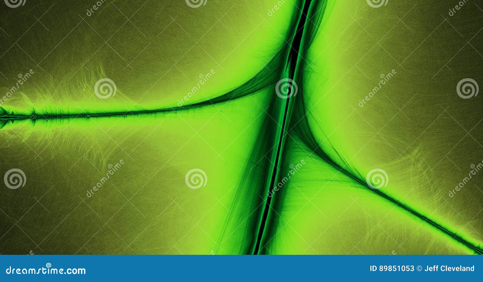 Green Abstract Lines Curves Particles Background Stock Image - Image of ...