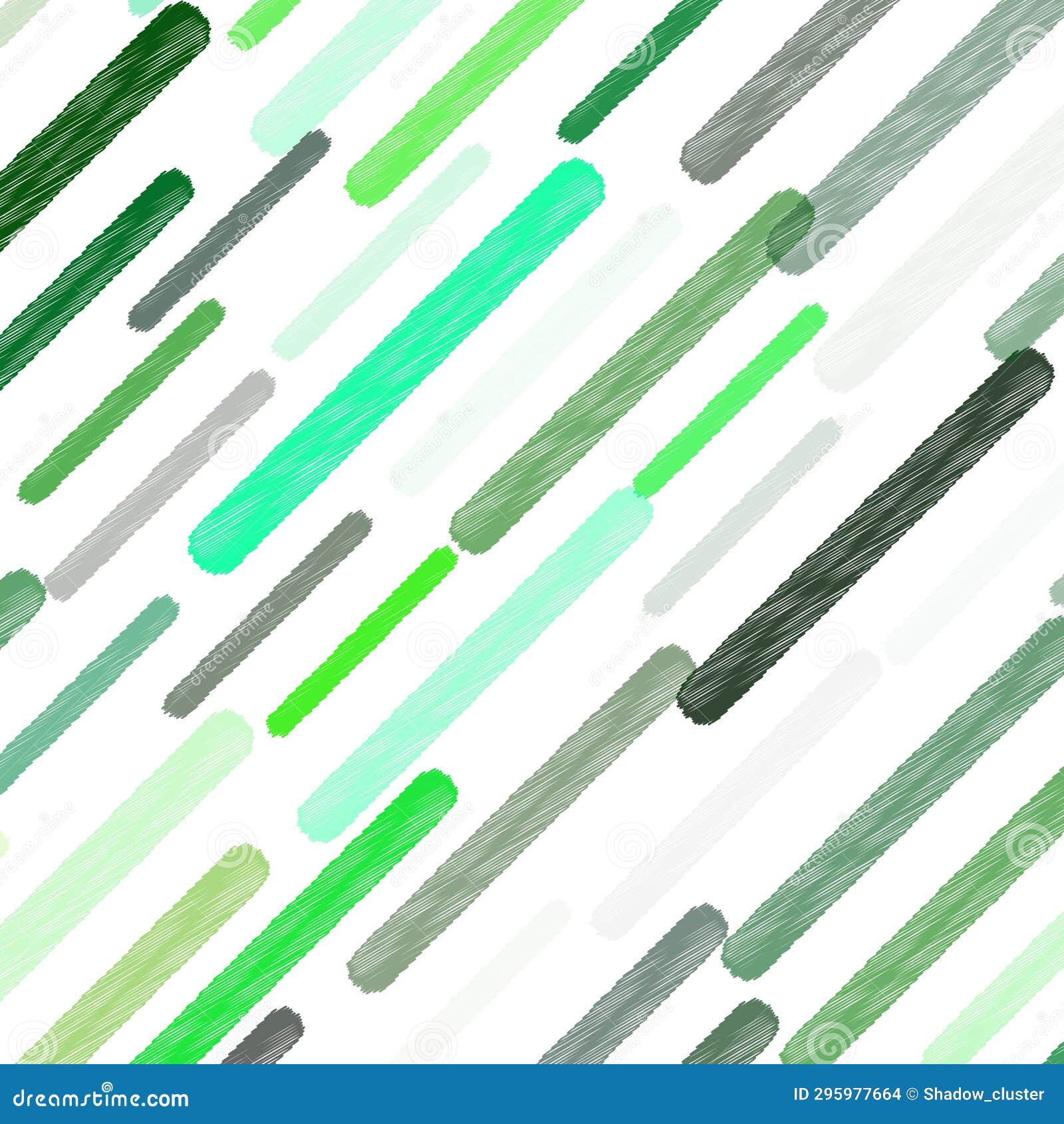 Green Abstract Lines, Dashed, Sketched Rounded Rectangles Background ...
