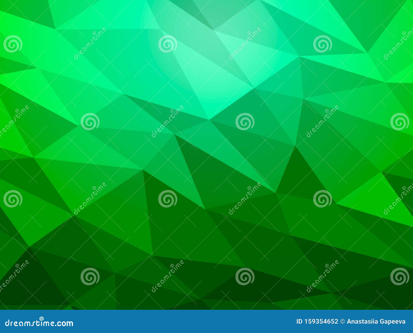 Green Abstract Low Poly Background. Vector Illustration Stock ...