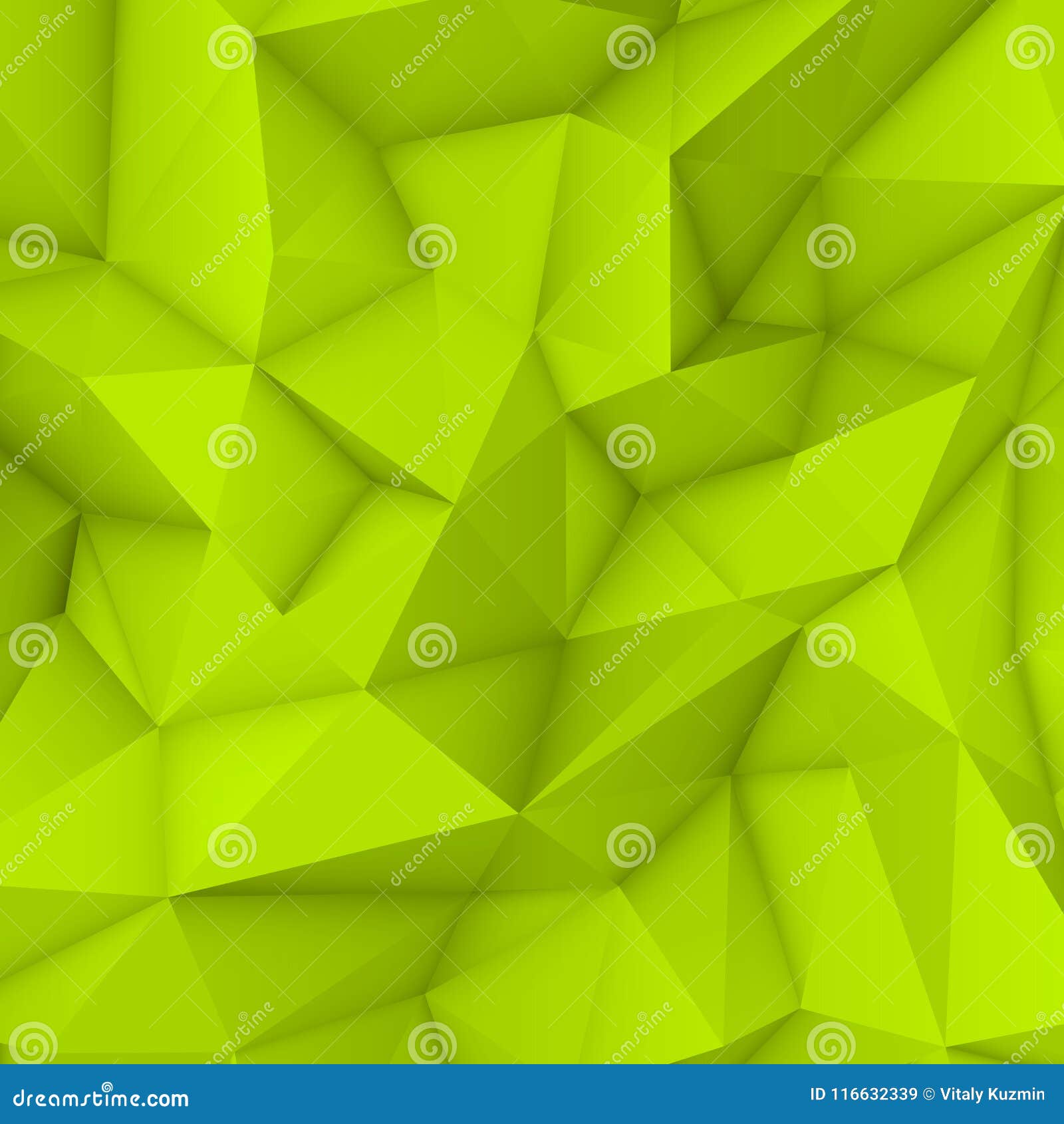 Green Abstract Polygonal Background Stock Vector - Illustration of ...