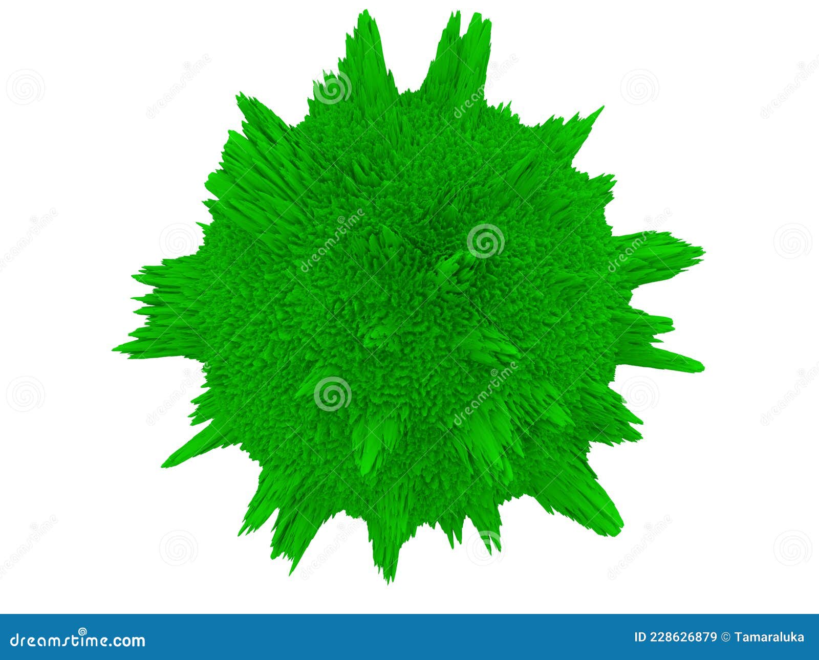 Green Abstract Matter on White Stock Illustration - Illustration of ...