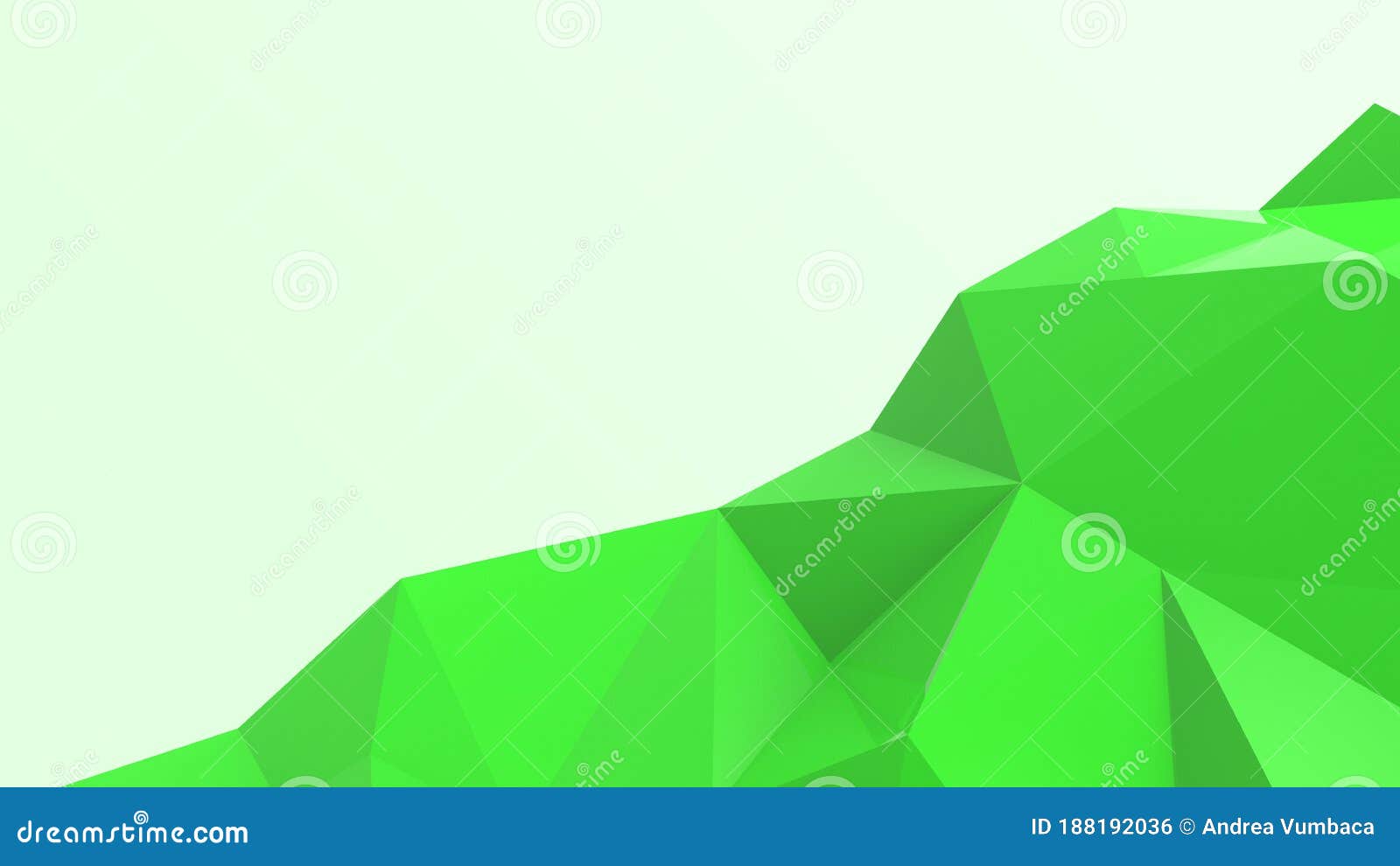 Green Abstract Modern Crystal Background. Polygon, Line, Triangle ...