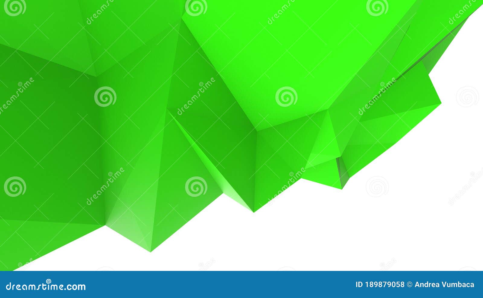 Green Abstract Modern Crystal Background. Polygon, Line, Triangle ...
