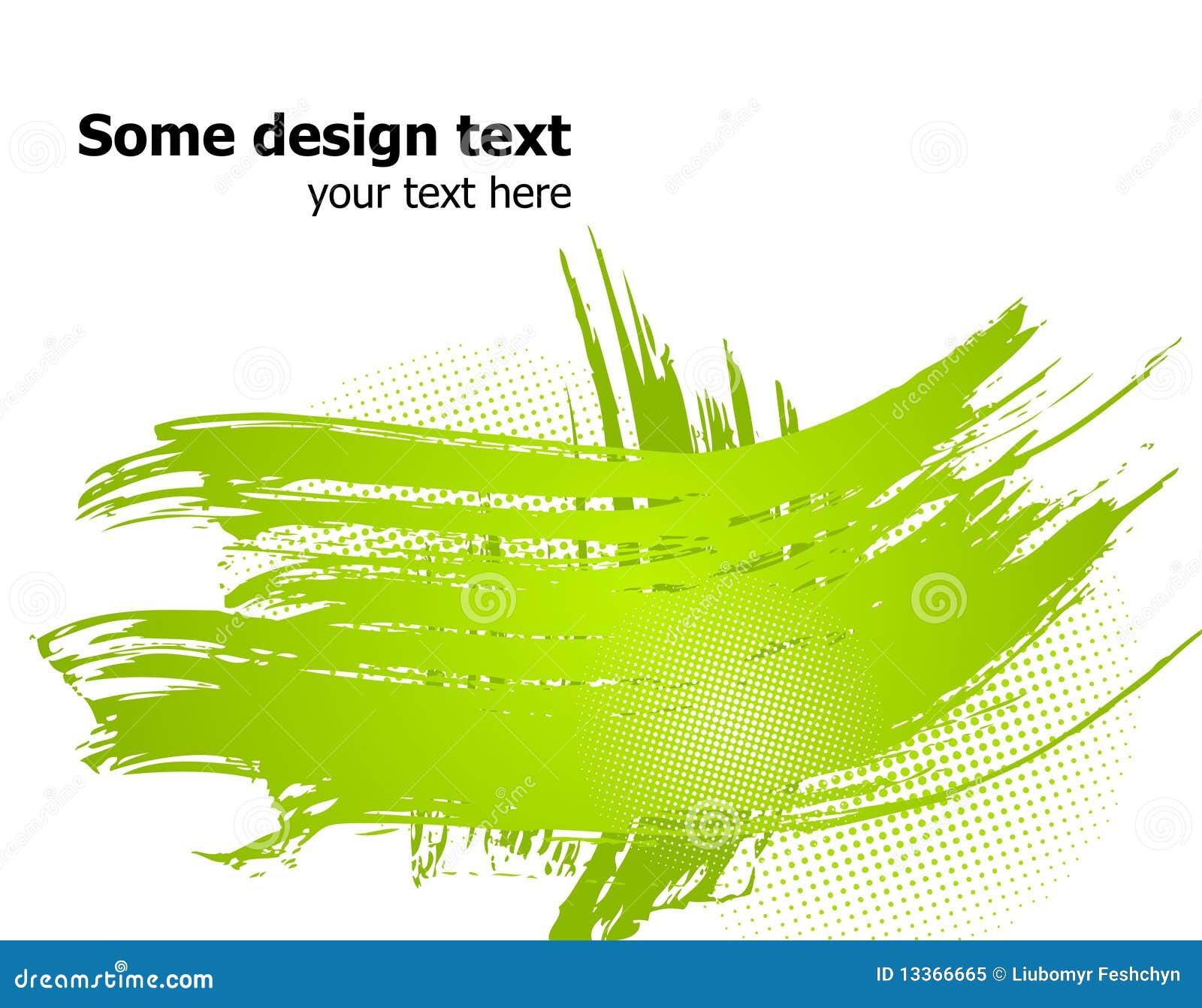 Green Abstract Paint Splashes Illustration. Vector Stock Vector ...