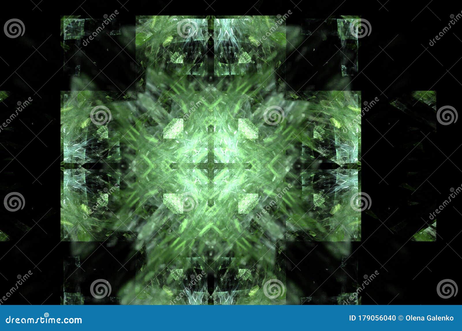 Green Abstract Pattern Background for Concept Design. Geometric Line ...