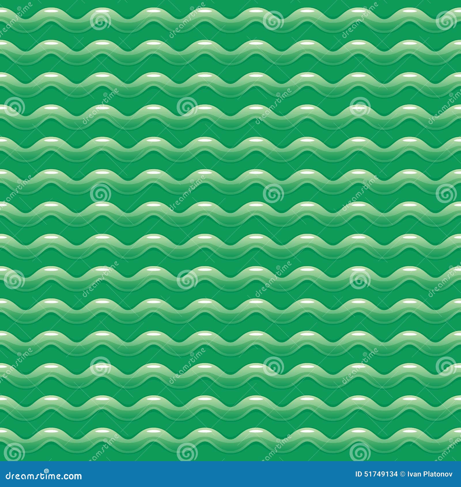Green Abstract Pattern with Waves Stock Vector - Illustration of layout ...