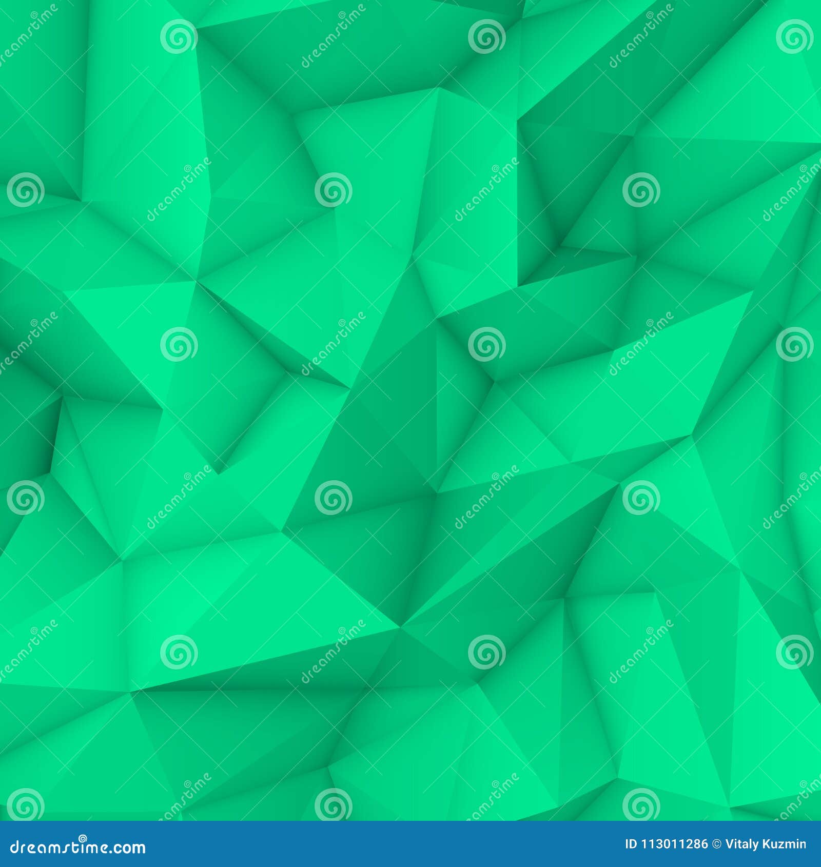 Green Abstract Polygonal Background Stock Vector - Illustration of ...