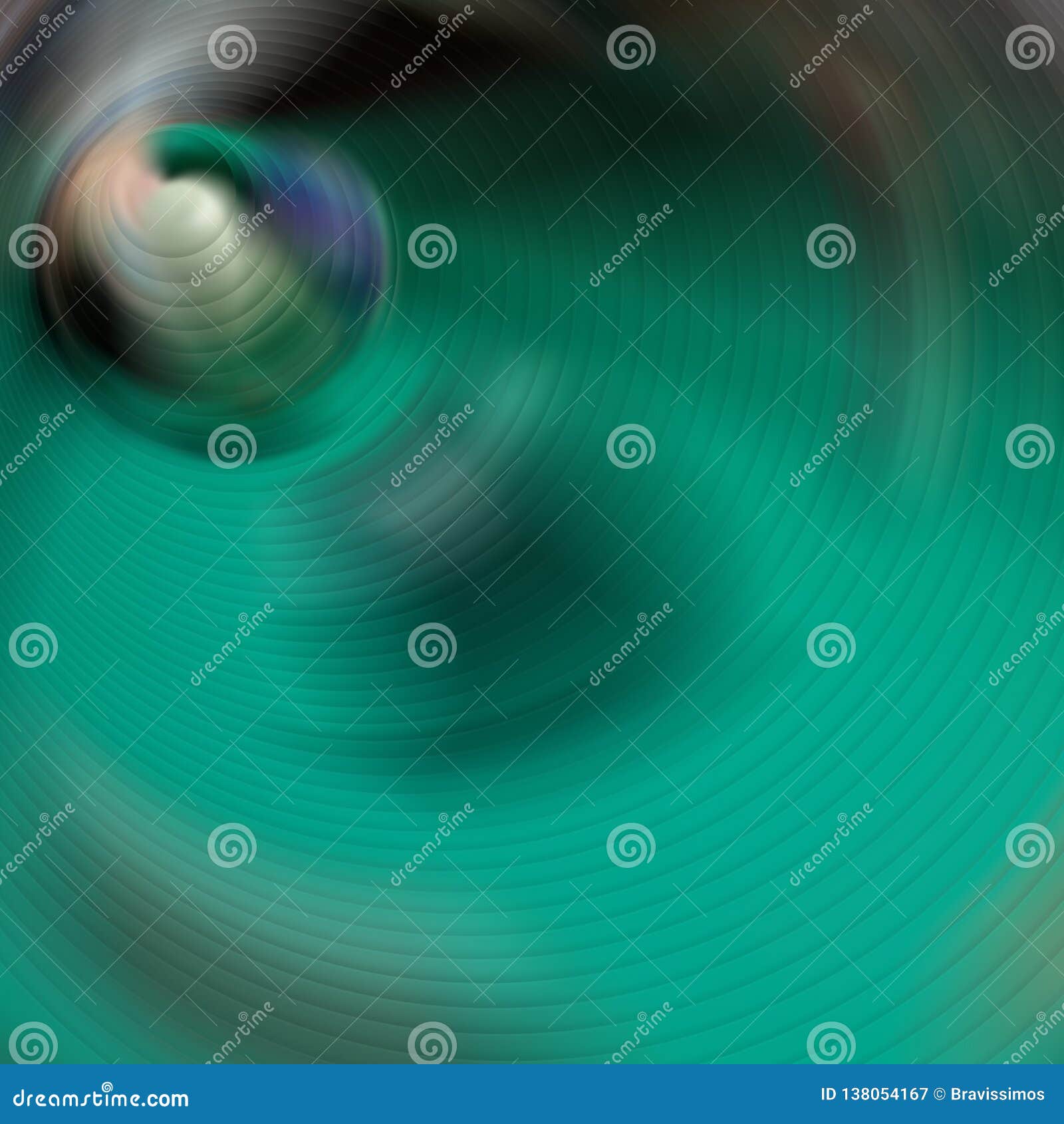 Green Abstract Radial Backdrop Gradient. Spring Stock Illustration ...